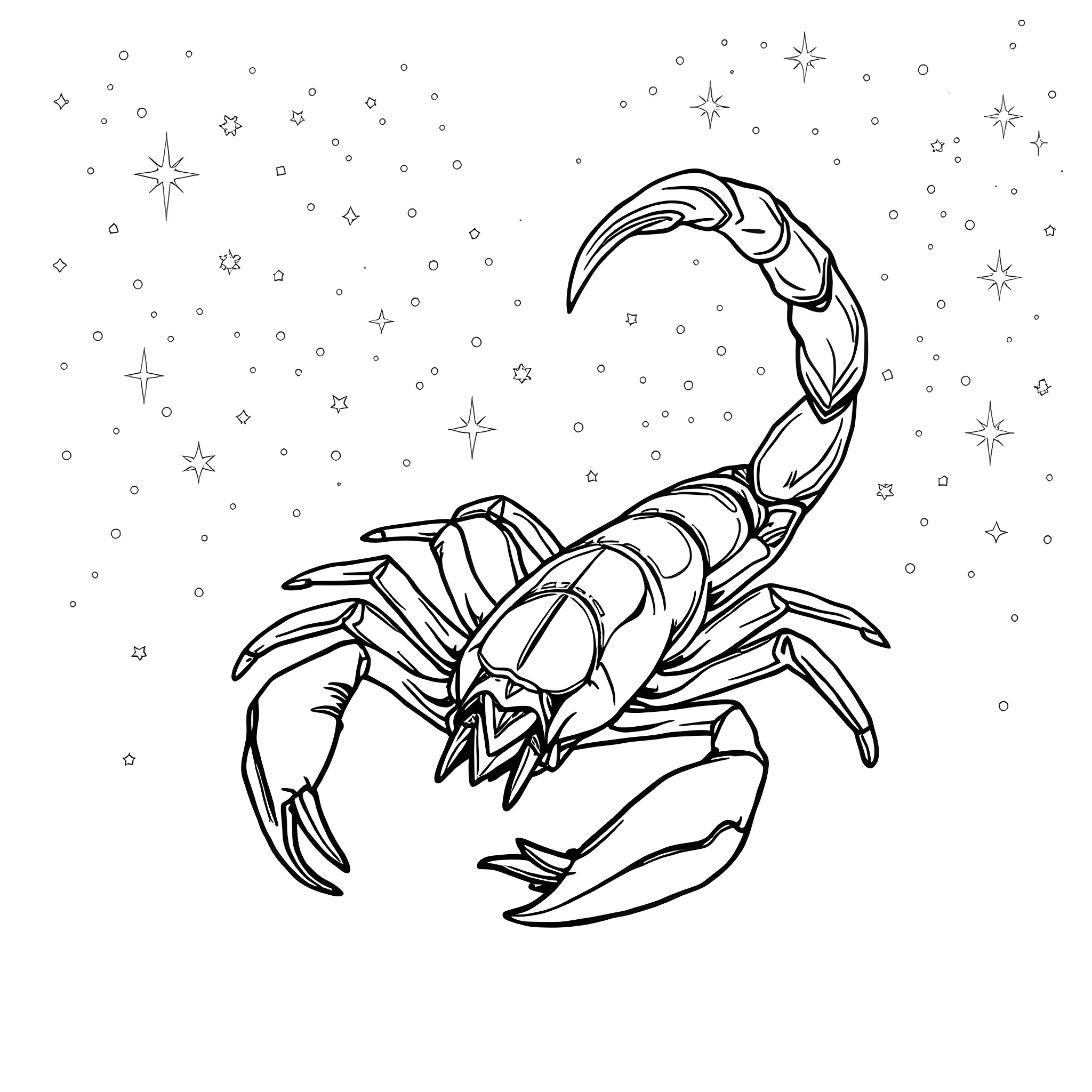 Best Scorpio Coloring Pages (Free Printable PDF)