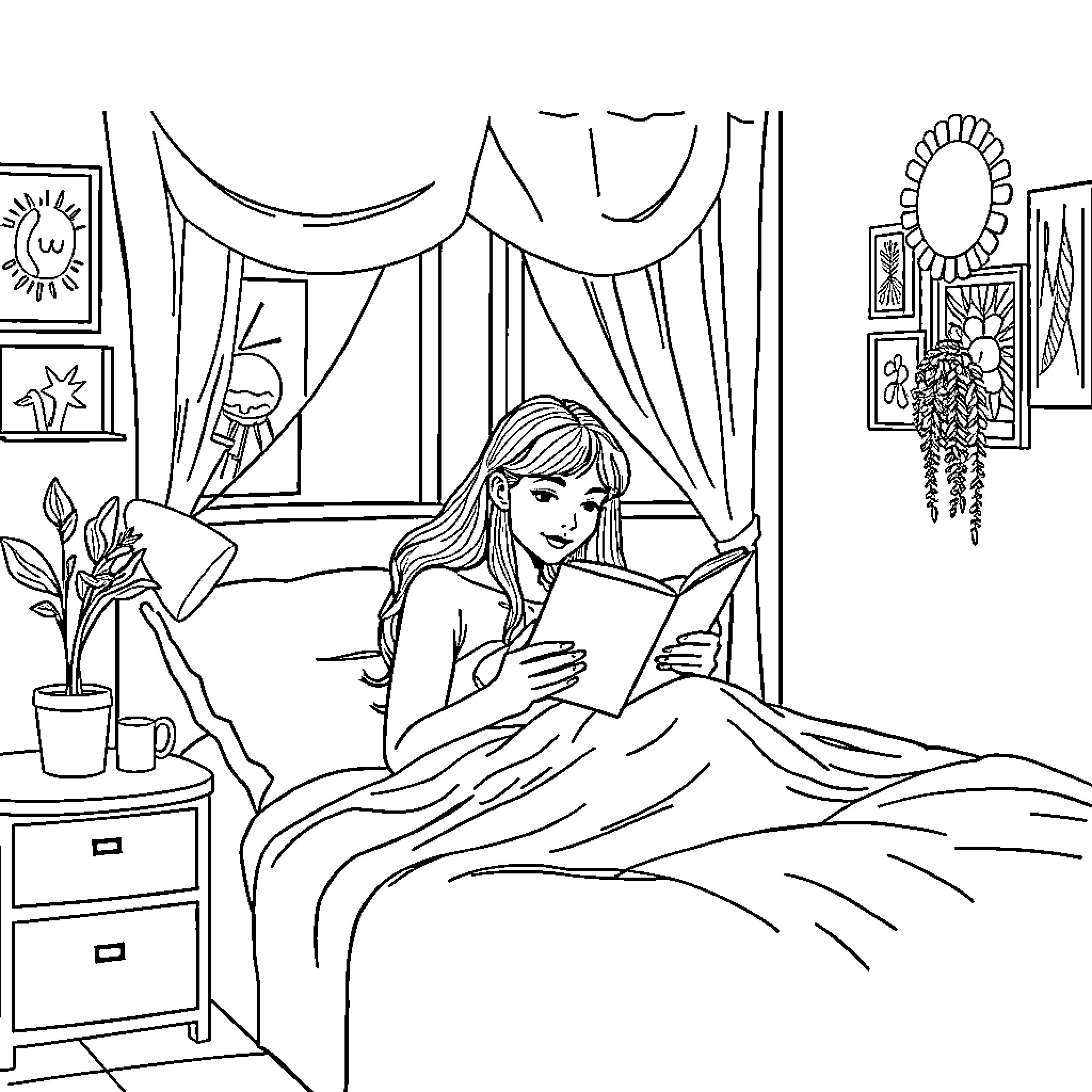 Best Adolescent Coloring Pages (Free Printable PDF)