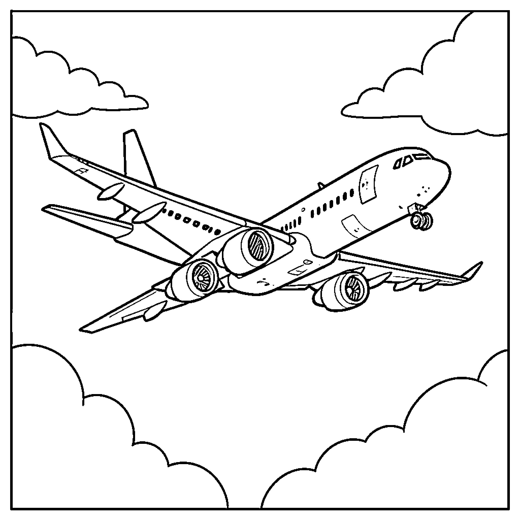 Best Airbus Coloring Pages (Free Printable PDF)