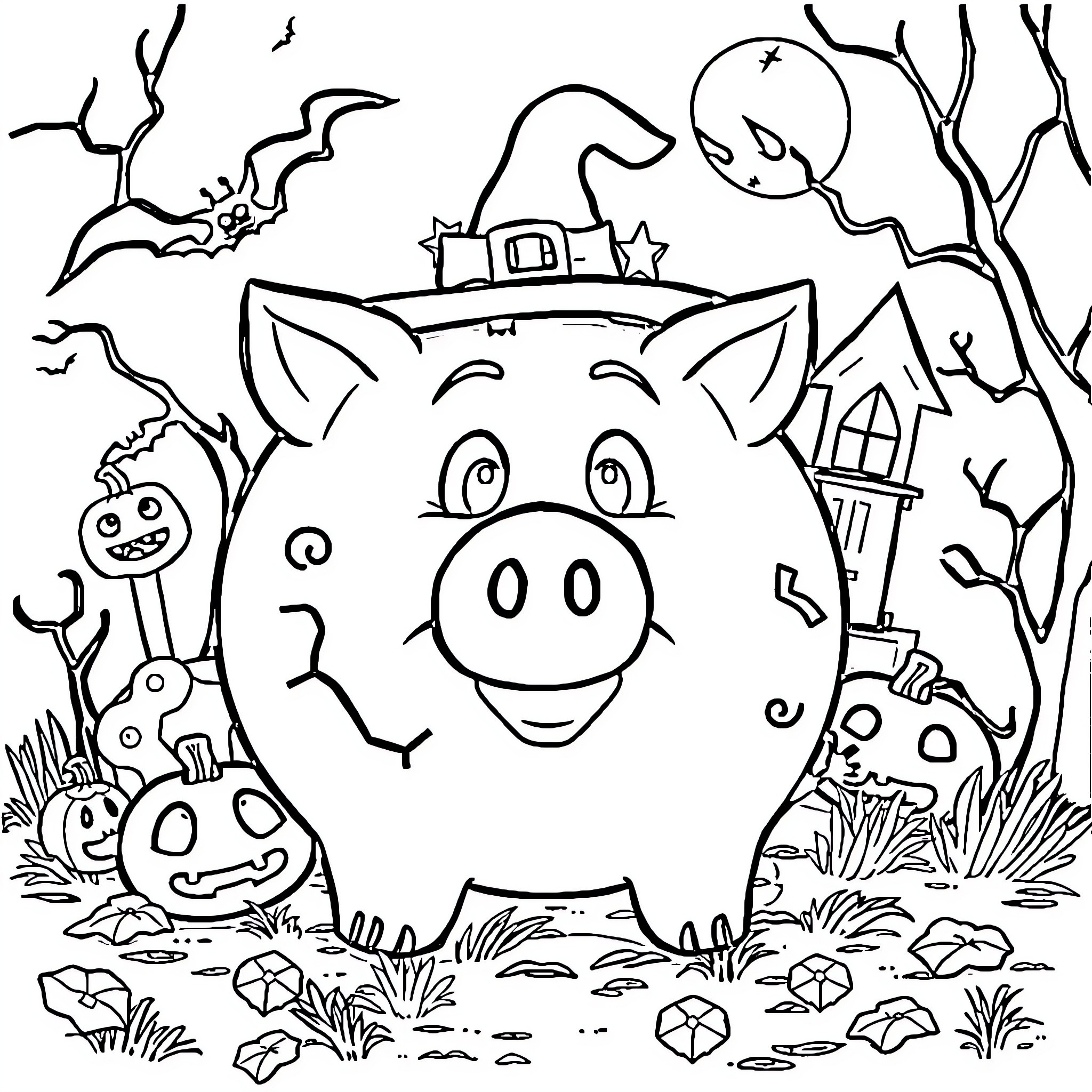 23 Best Piggy Bank Coloring Pages (Free Printable PDFs)