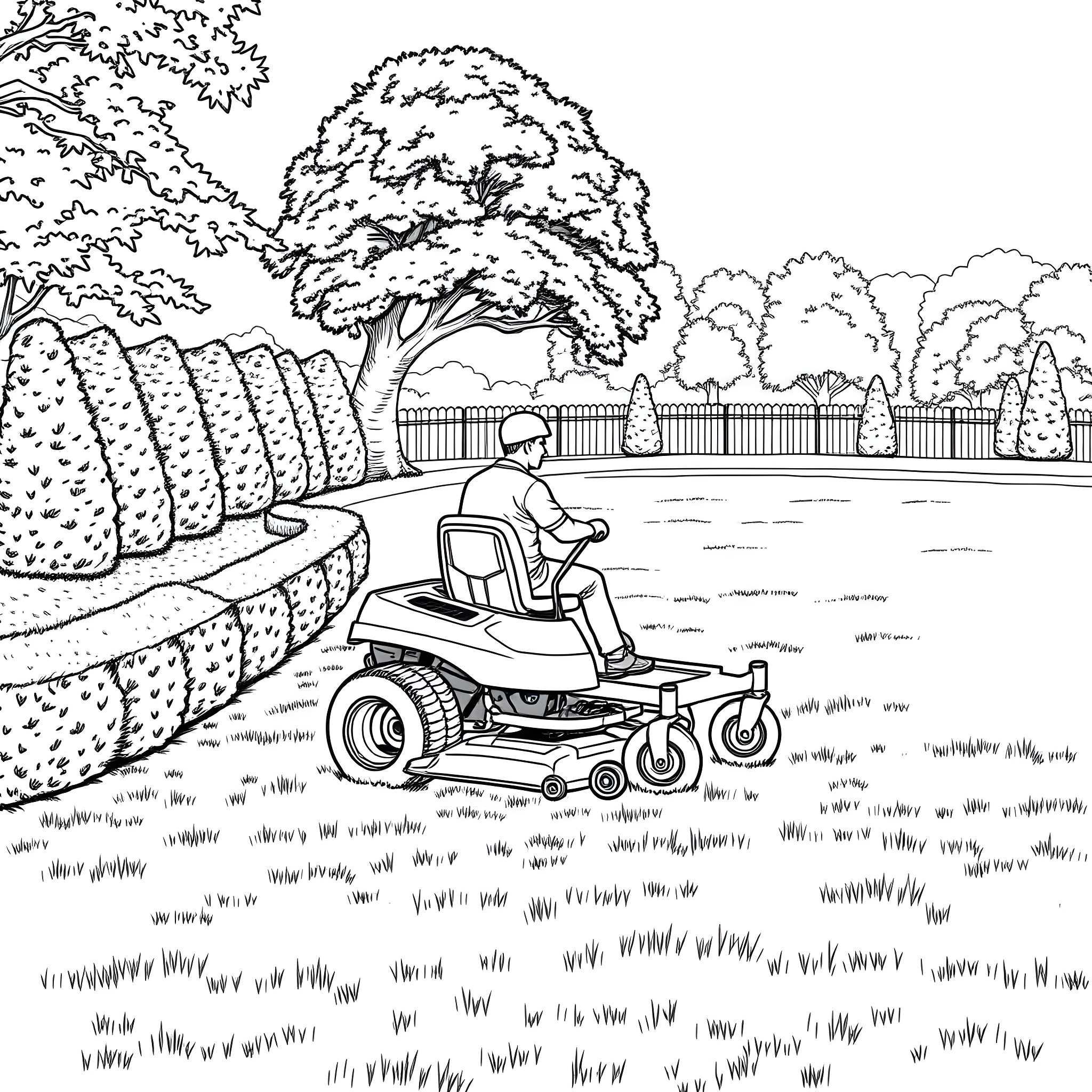 Best Mower Coloring Pages (Free Printable PDF)