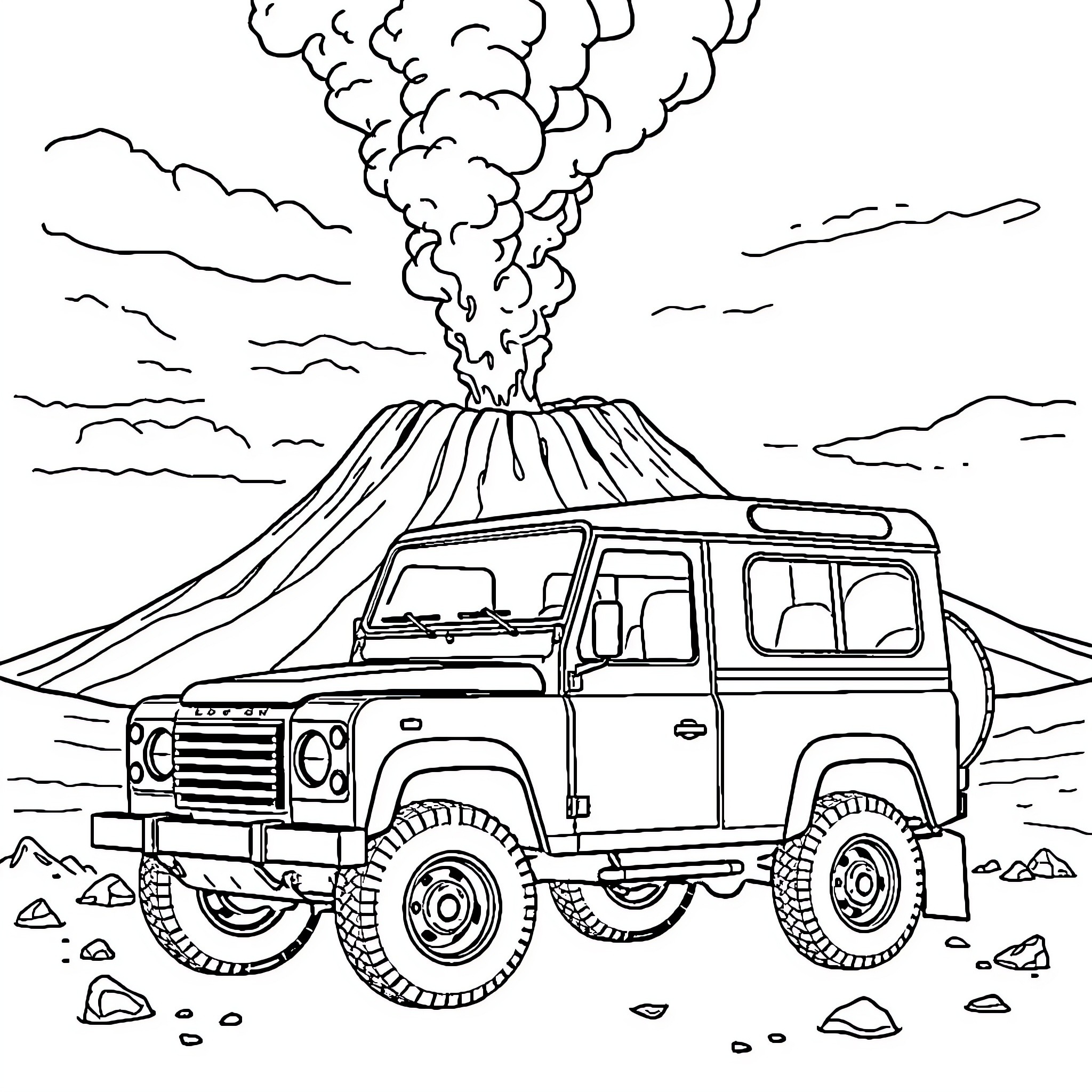 Best Land Rover Coloring Pages (Free Printable PDF)