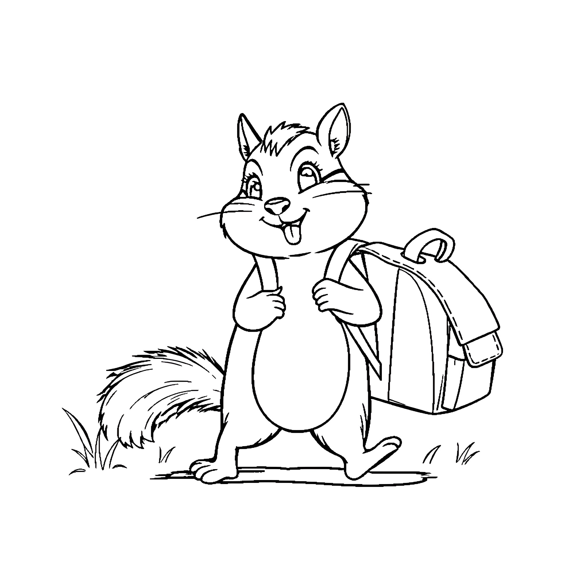 19 Best Chipmunk Coloring Pages (Free Printable PDFs)