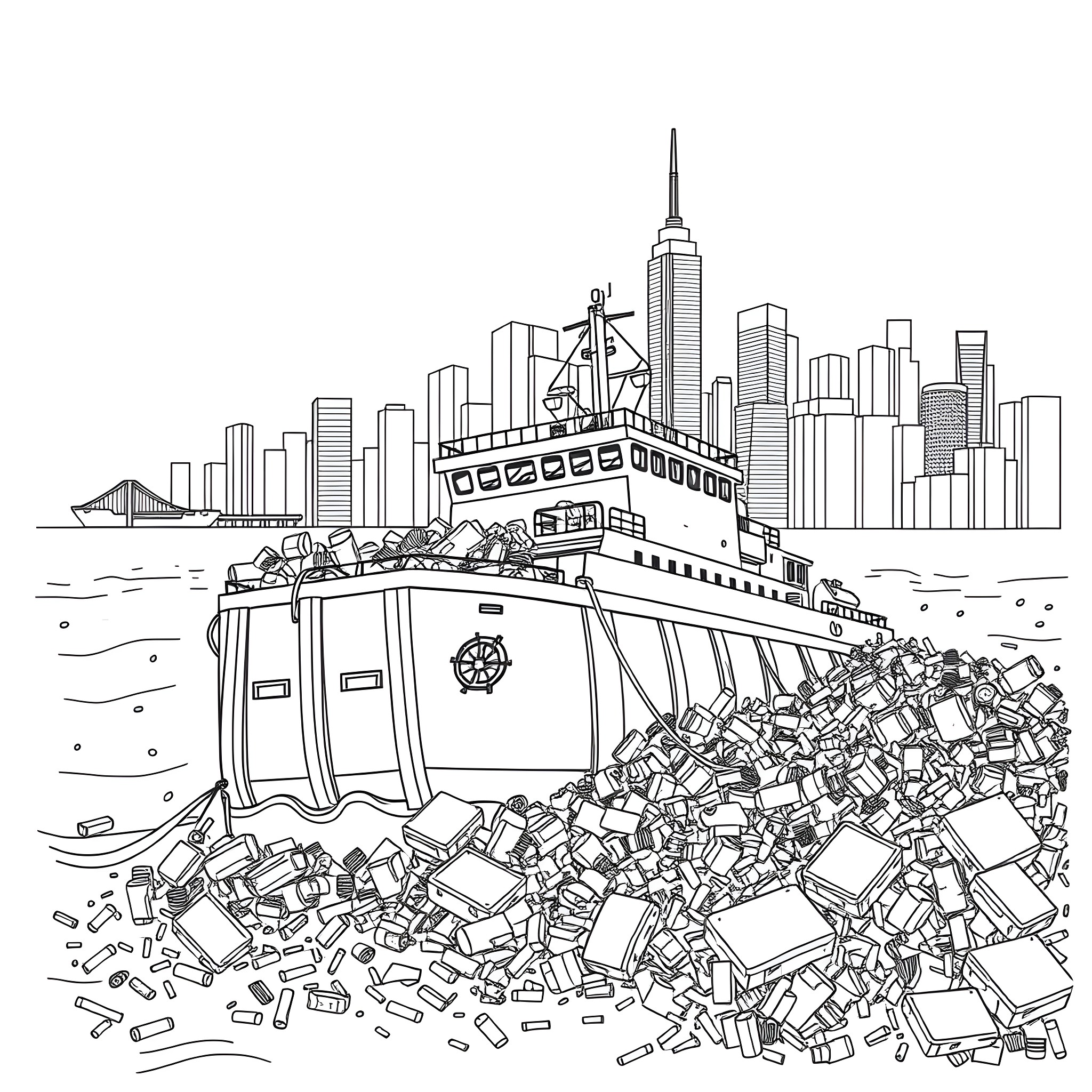 1 Best Sailing Ship Coloring Pages (Free Printable PDFs)