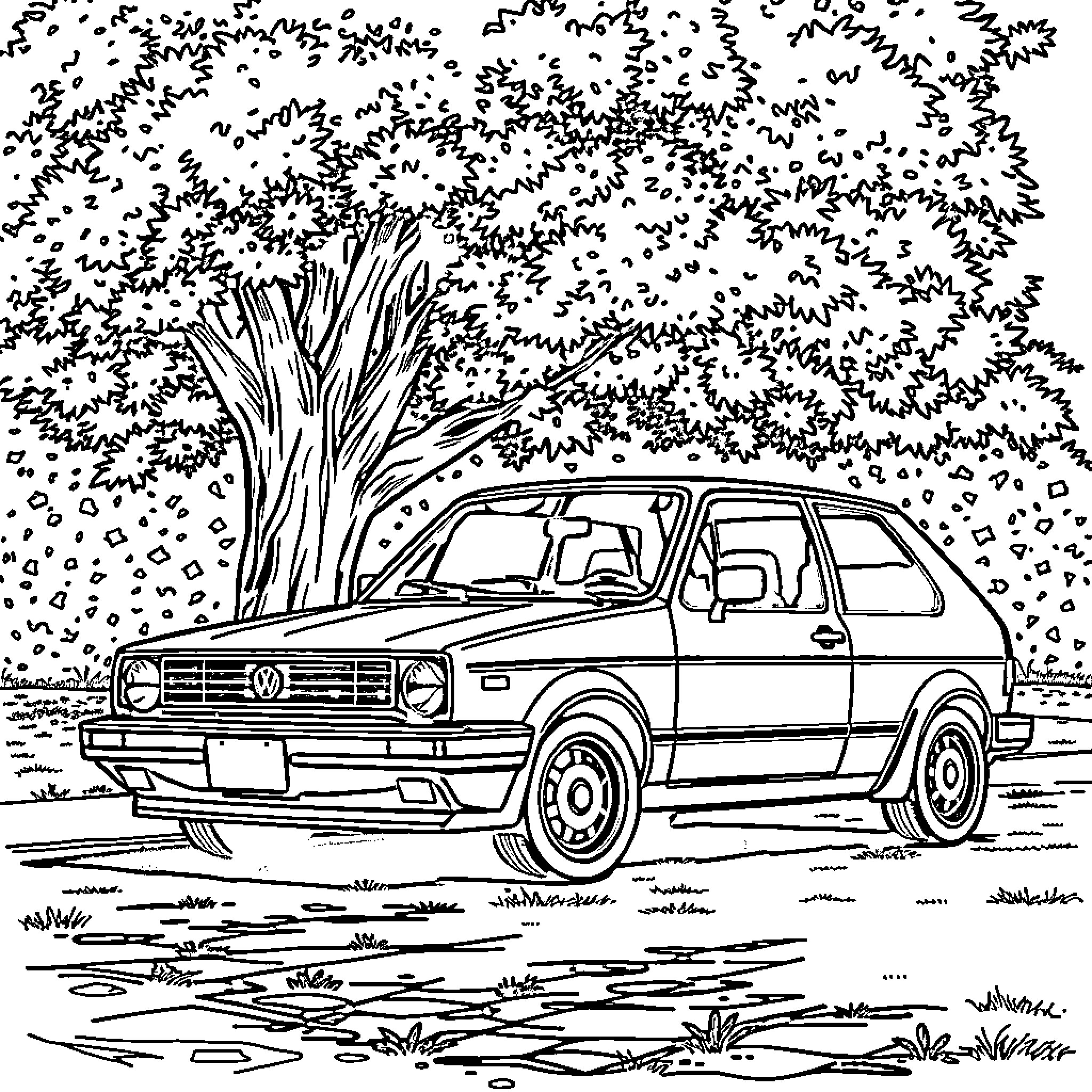 Best Volkswagen Coloring Pages (Free Printable PDF)