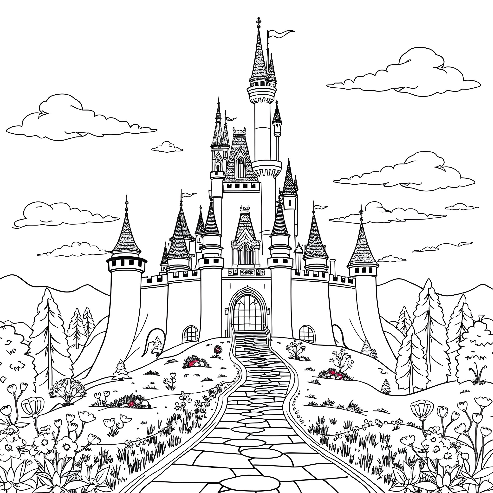 154 Best Castle Coloring Pages (Free Printable PDFs)