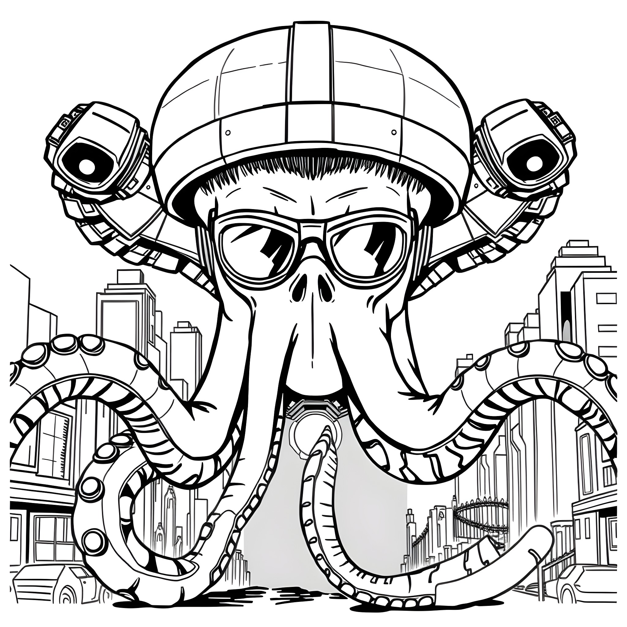 8 Best Doctor Octopus Coloring Pages (Free Printable PDFs)