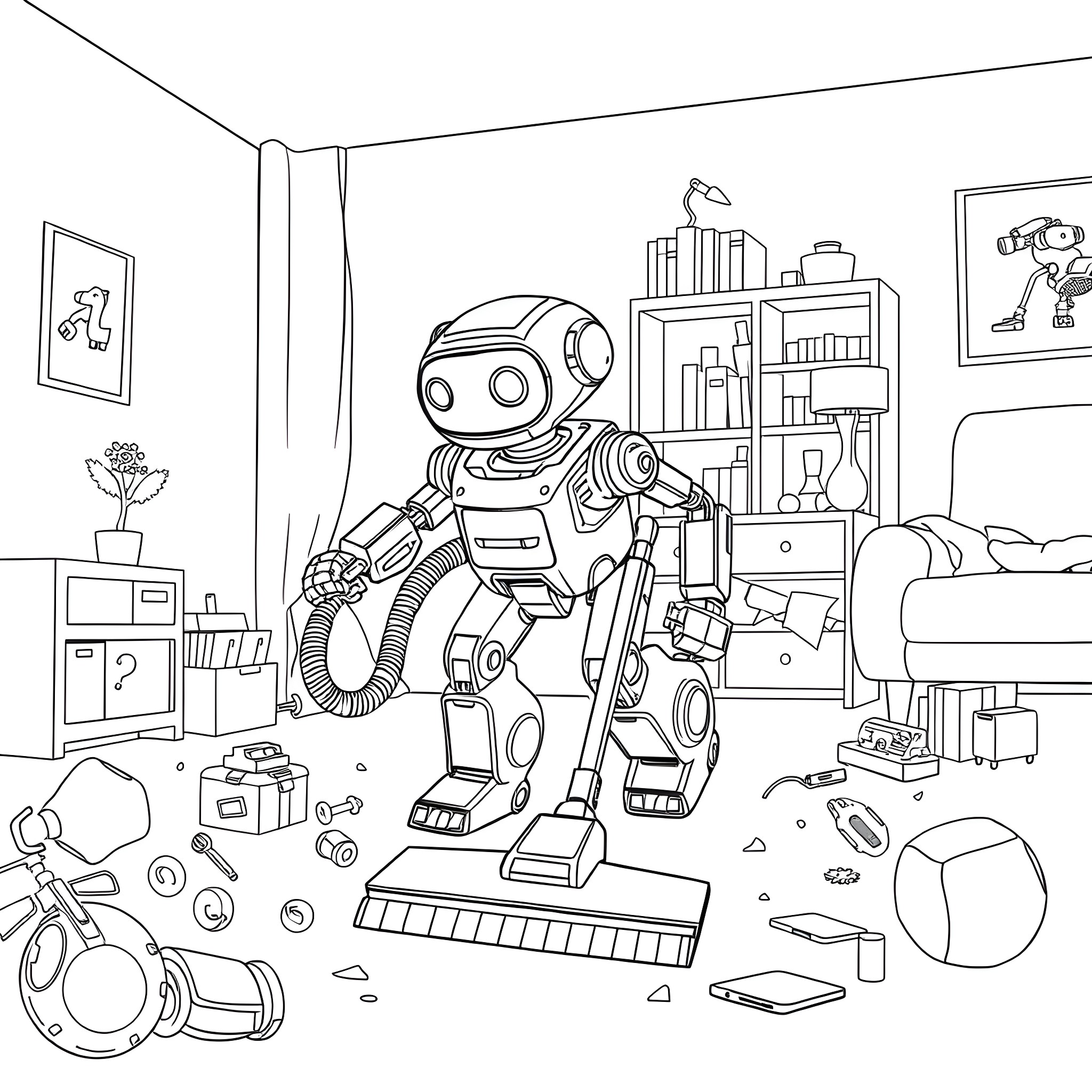 1 Best Robot Vacuum Coloring Pages (Free Printable PDFs)