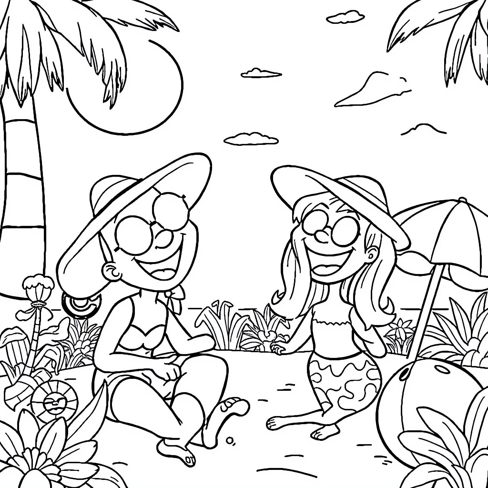 Best Summer Coloring Pages (Free Printable PDF)