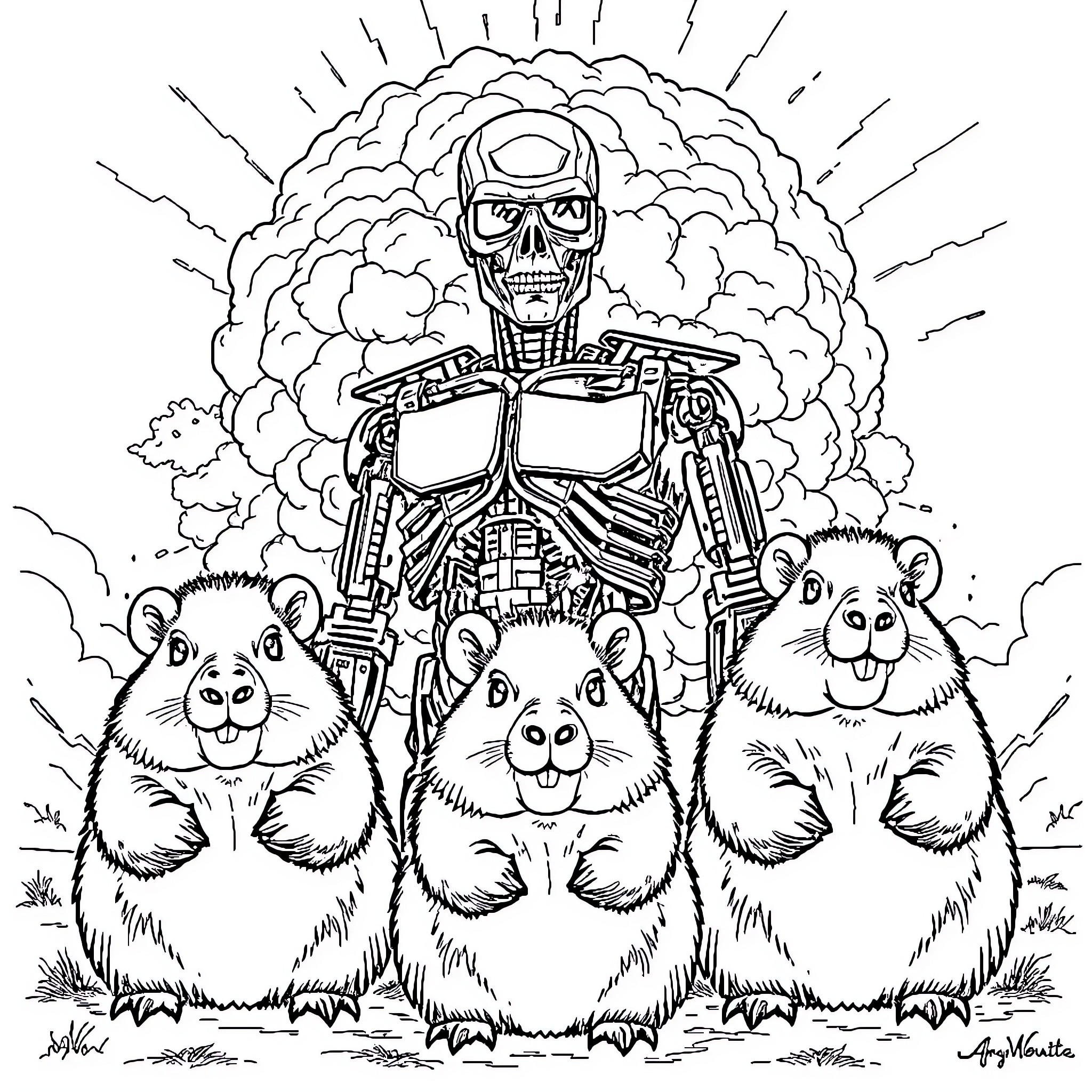 44 Best Terminator Coloring Pages (Free Printable PDFs)