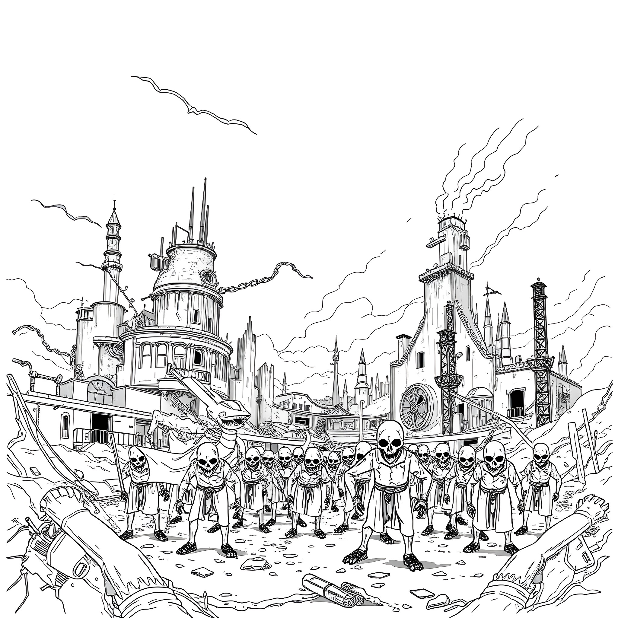 Best Ghoul Coloring Pages (Free Printable PDF)