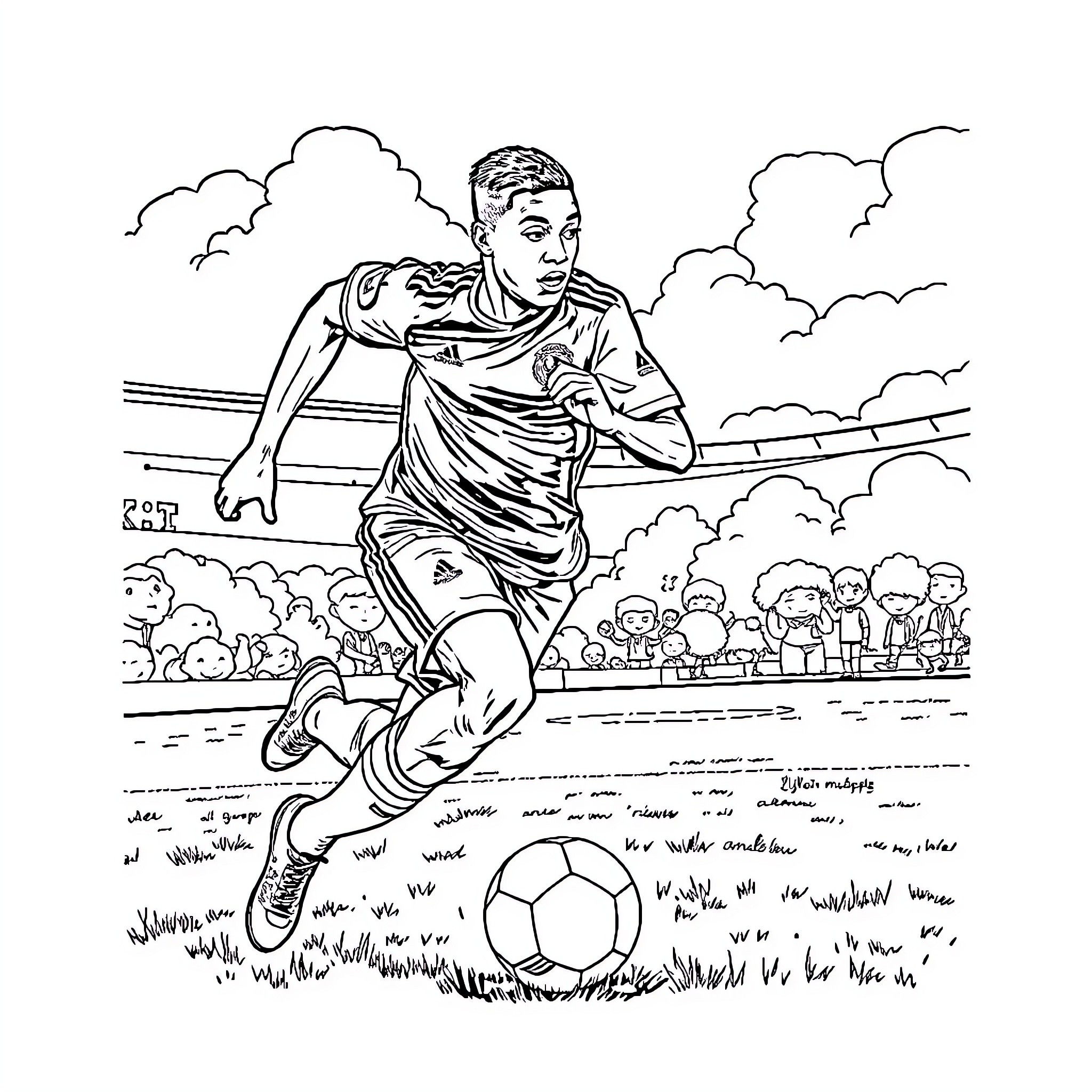 Best Mbappe Coloring Pages (Free Printable PDF)