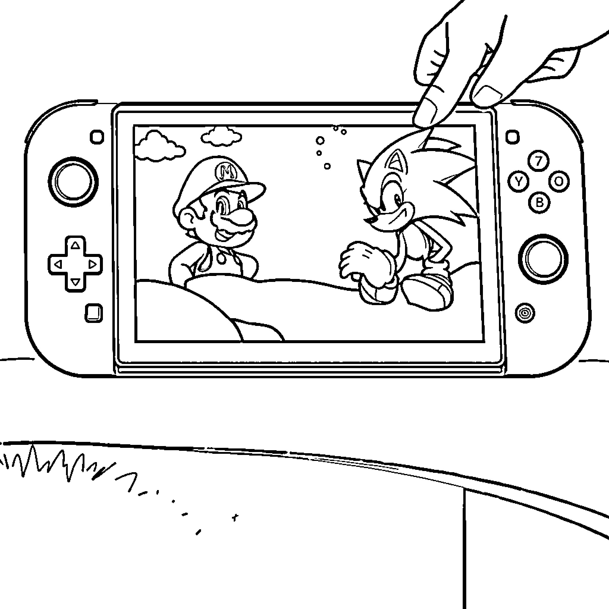 Best Nintendo Switch Coloring Pages (Free Printable PDF)