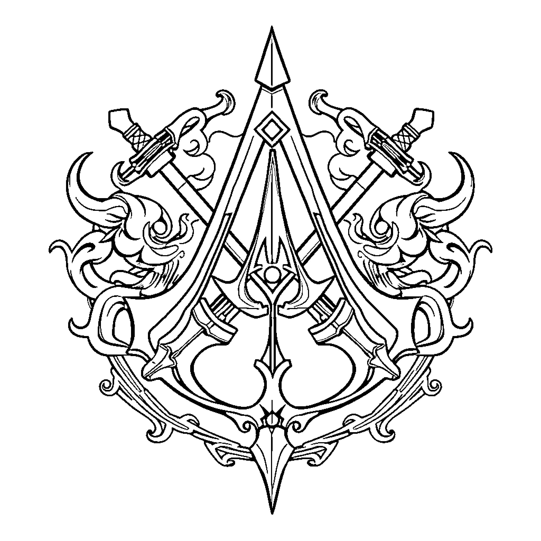 Best Assassin Coloring Pages (Free Printable PDF)