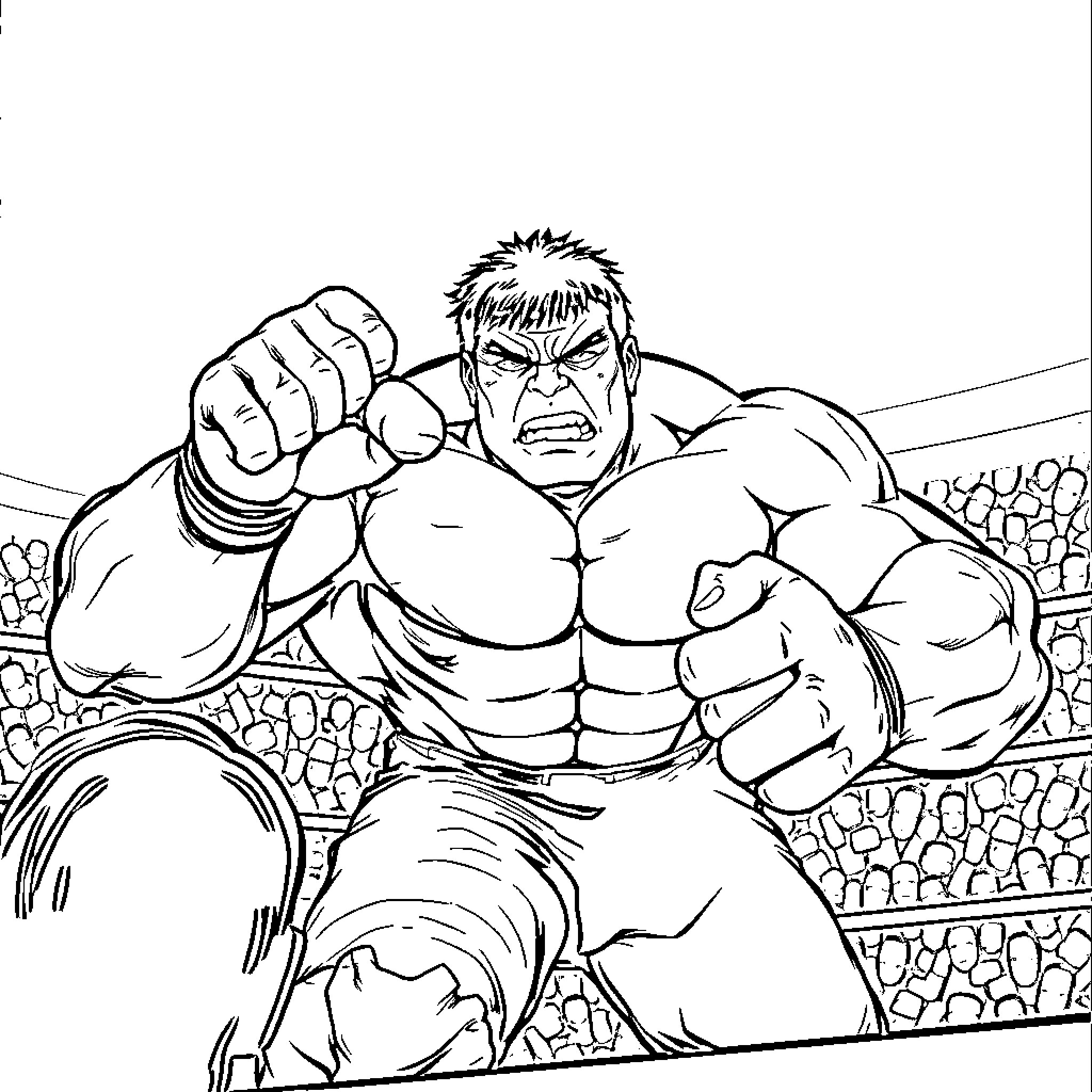 Best Hulk Coloring Pages (Free Printable PDF)