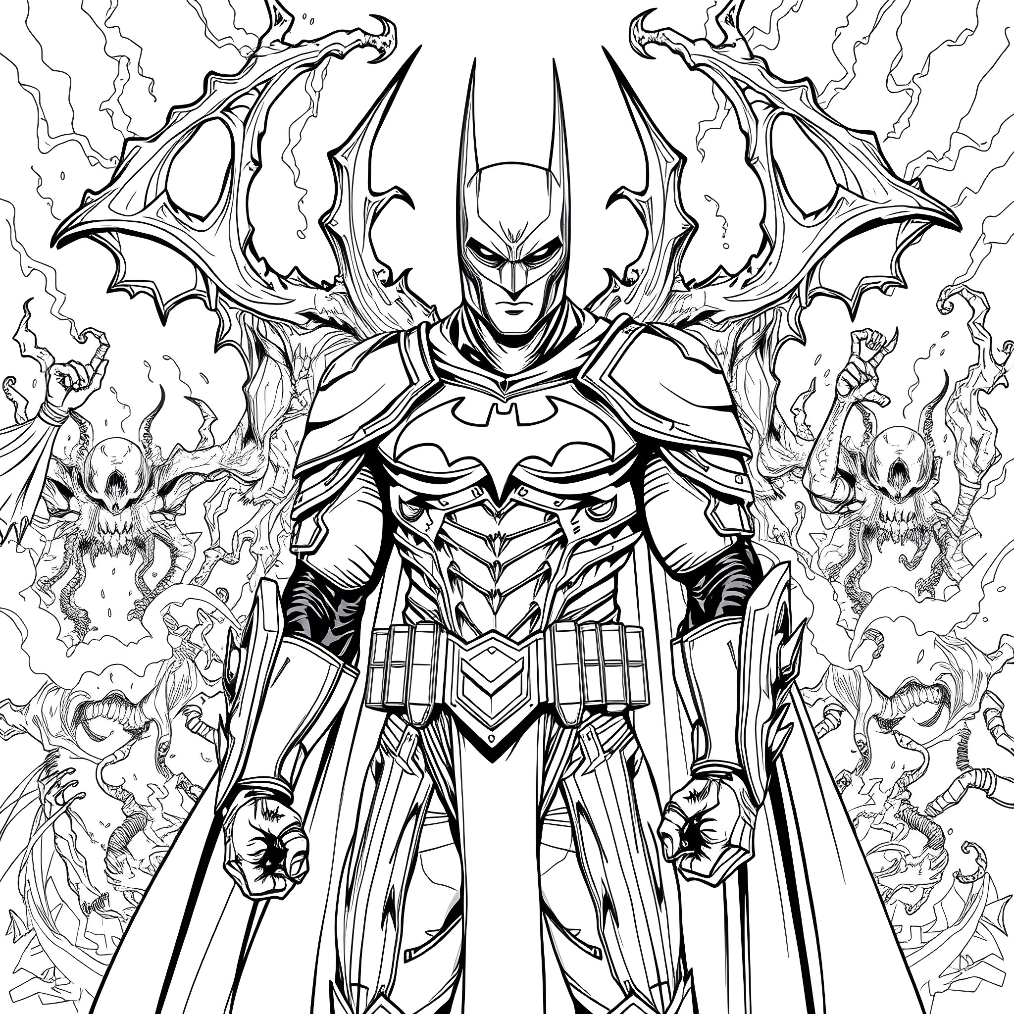 158 Best Batman Coloring Pages (Free Printable PDFs)
