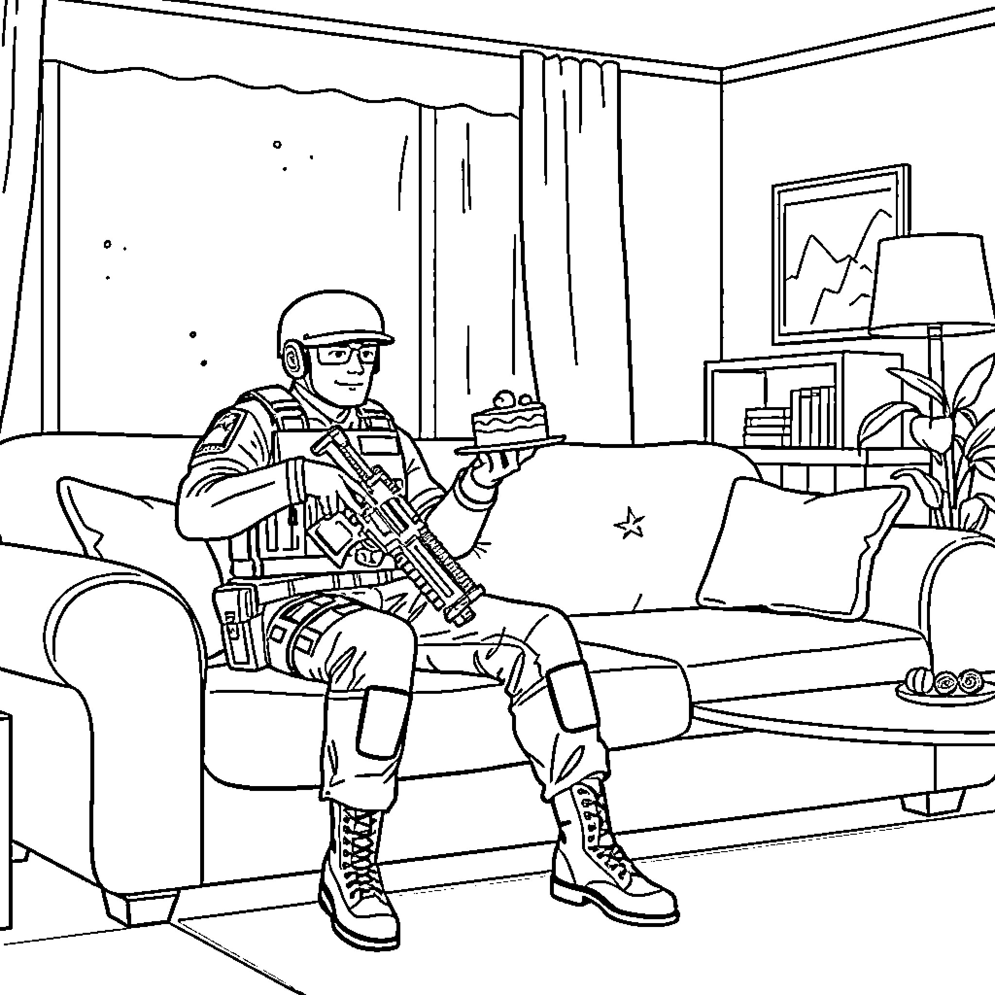 Best Swat Officer Coloring Pages (Free Printable PDF)