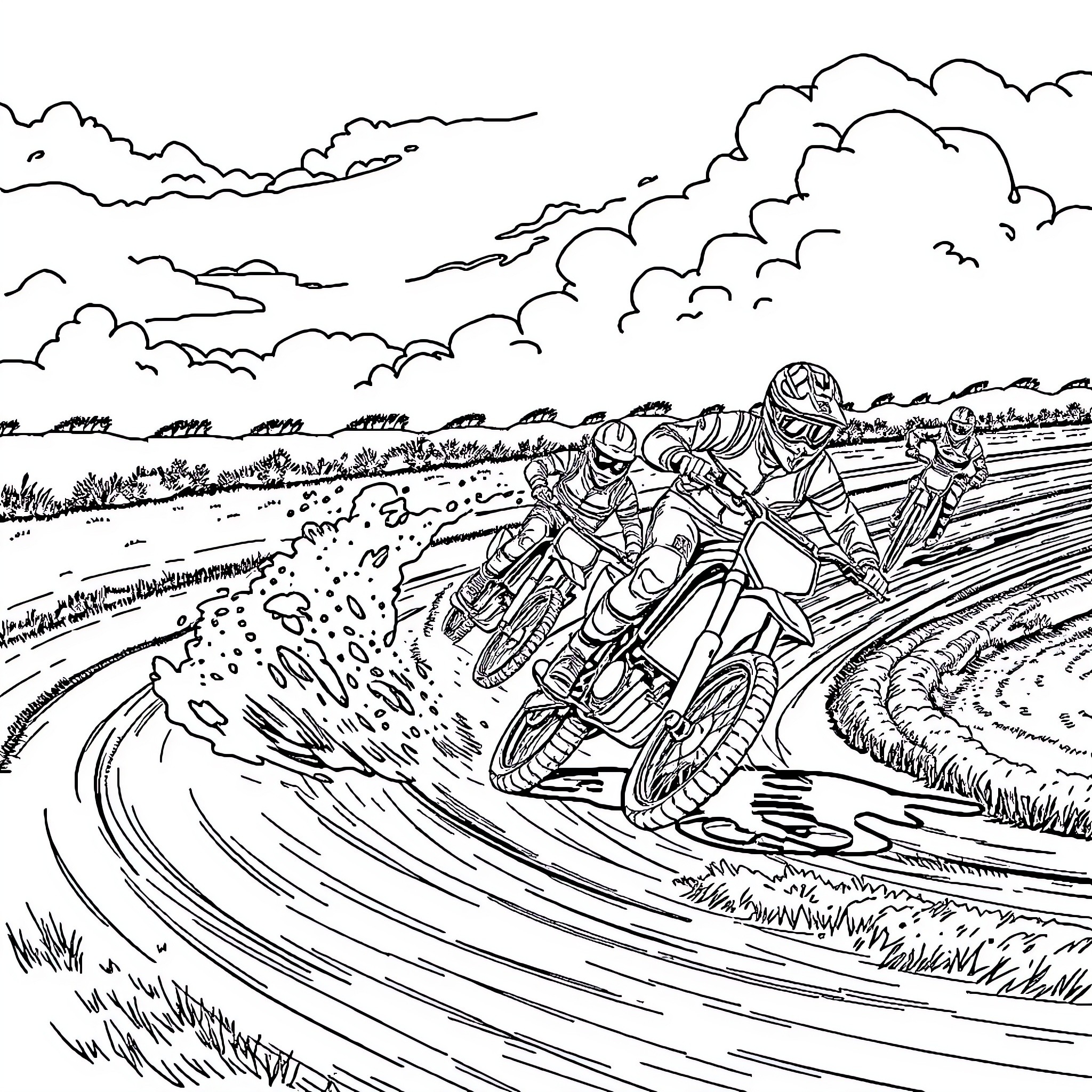 14 Best Motocross Coloring Pages (Free Printable PDFs)