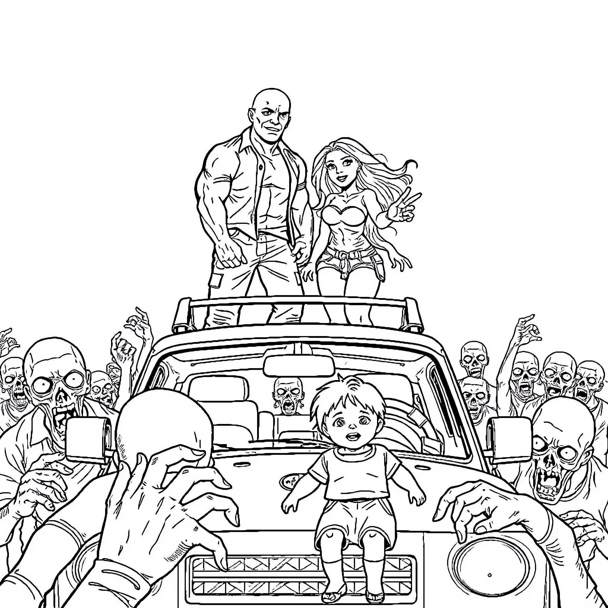 Best Zombie Coloring Pages (Free Printable PDF)