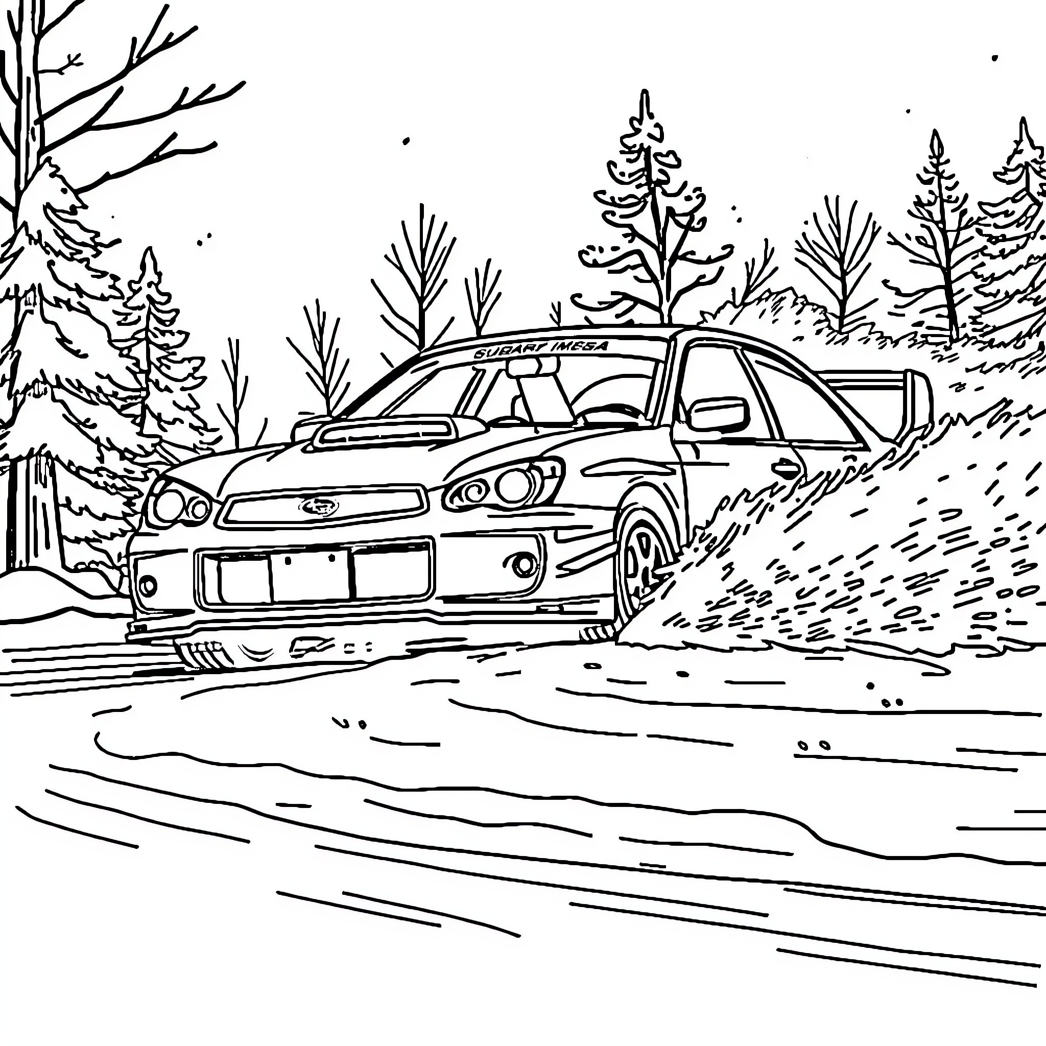 Best Subaru Coloring Pages (Free Printable PDF)
