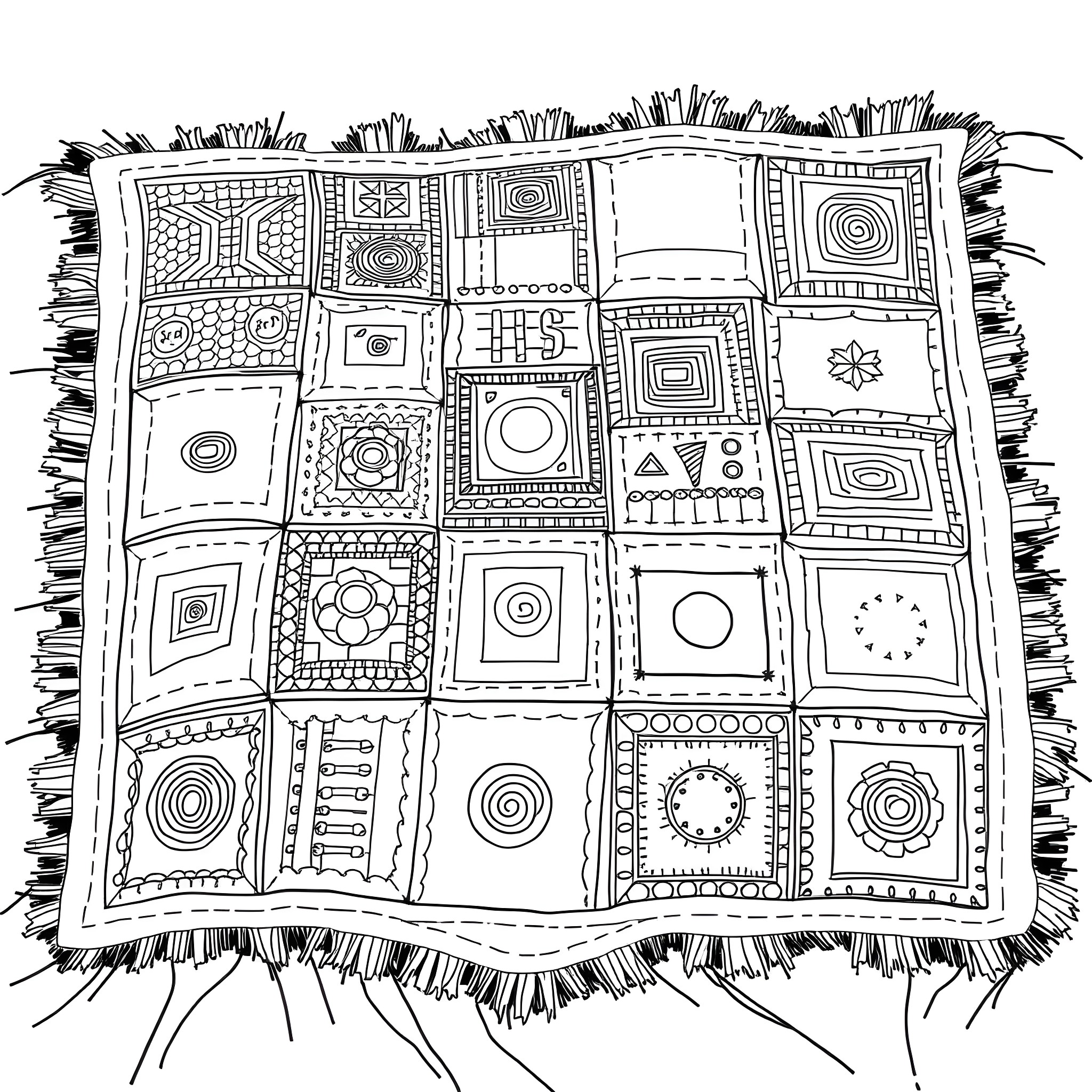 120 Best Patchwork Coloring Pages (Free Printable PDFs)