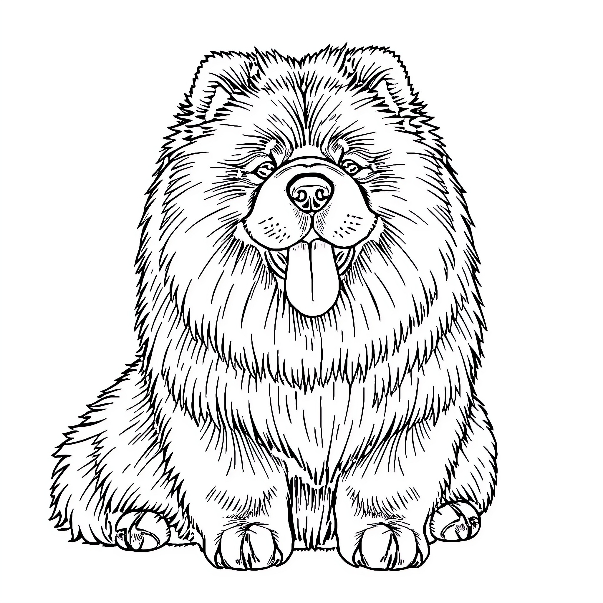 Best Chow Chow Coloring Pages (Free Printable PDF)