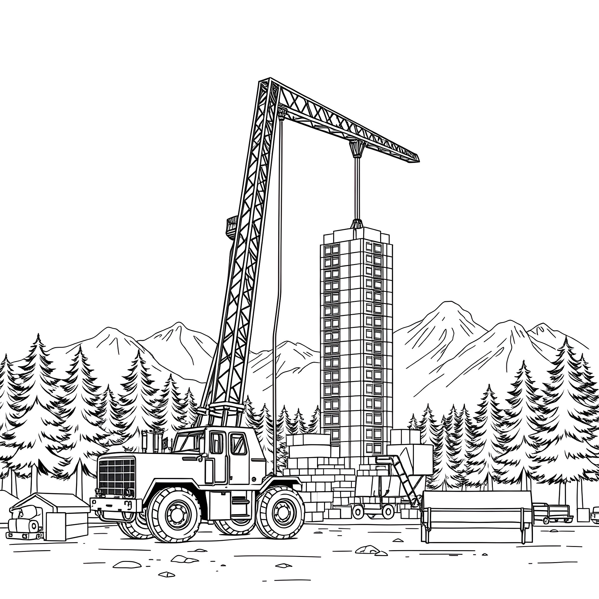 Best Construction Vehicle Coloring Pages (Free Printable PDF)