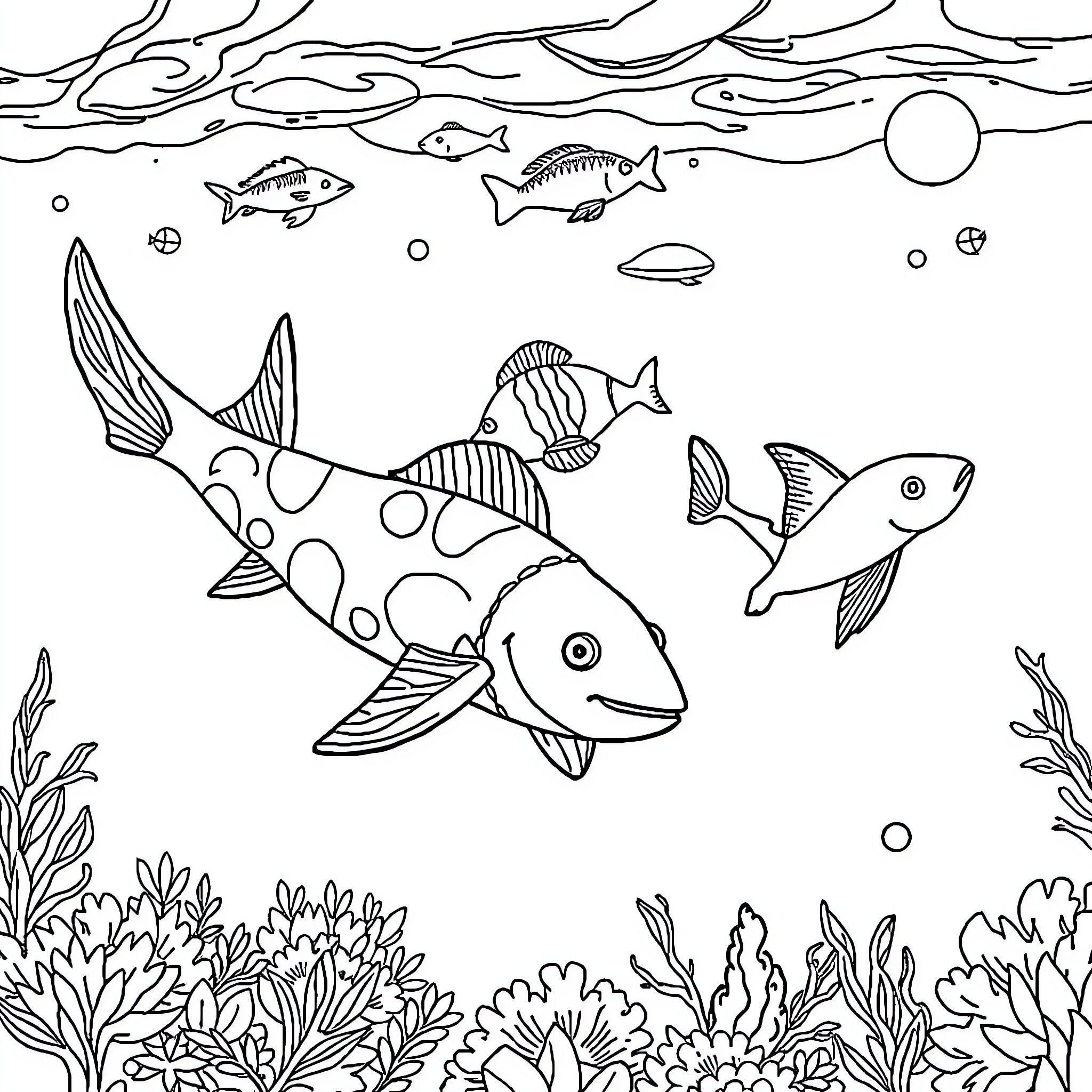 7 Best Water Animal Coloring Pages (Free Printable PDFs)