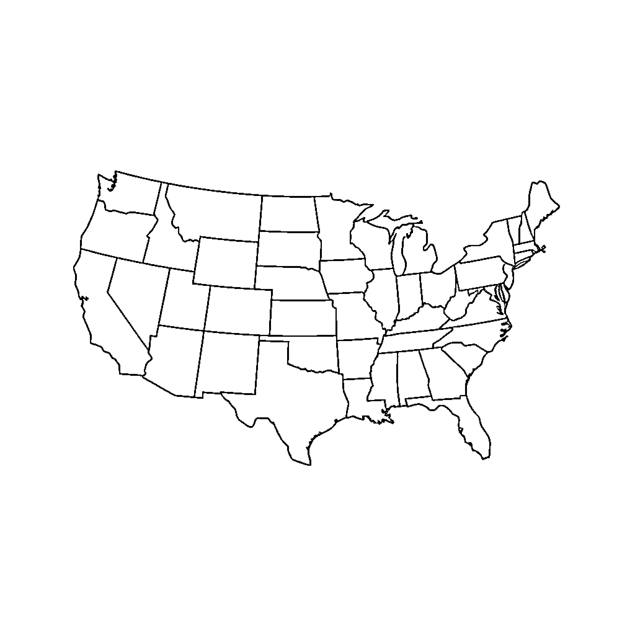Best USA Map Coloring Pages (Free Printable PDF)