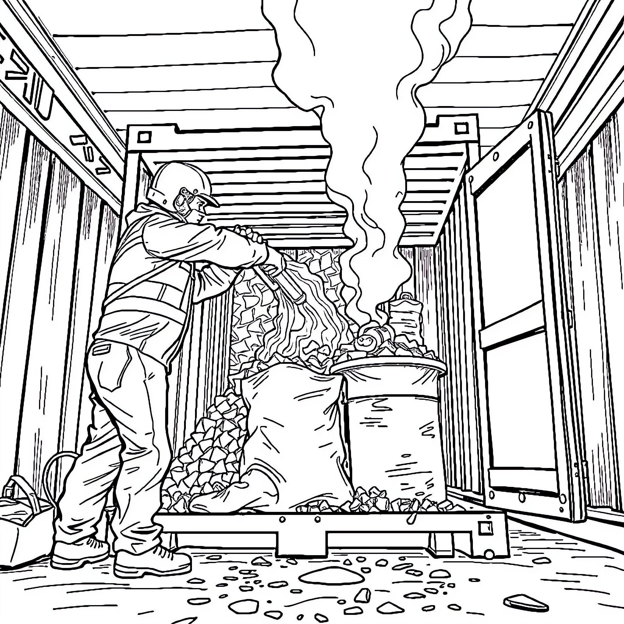 Best Waste Technician Coloring Pages (Free Printable PDF)