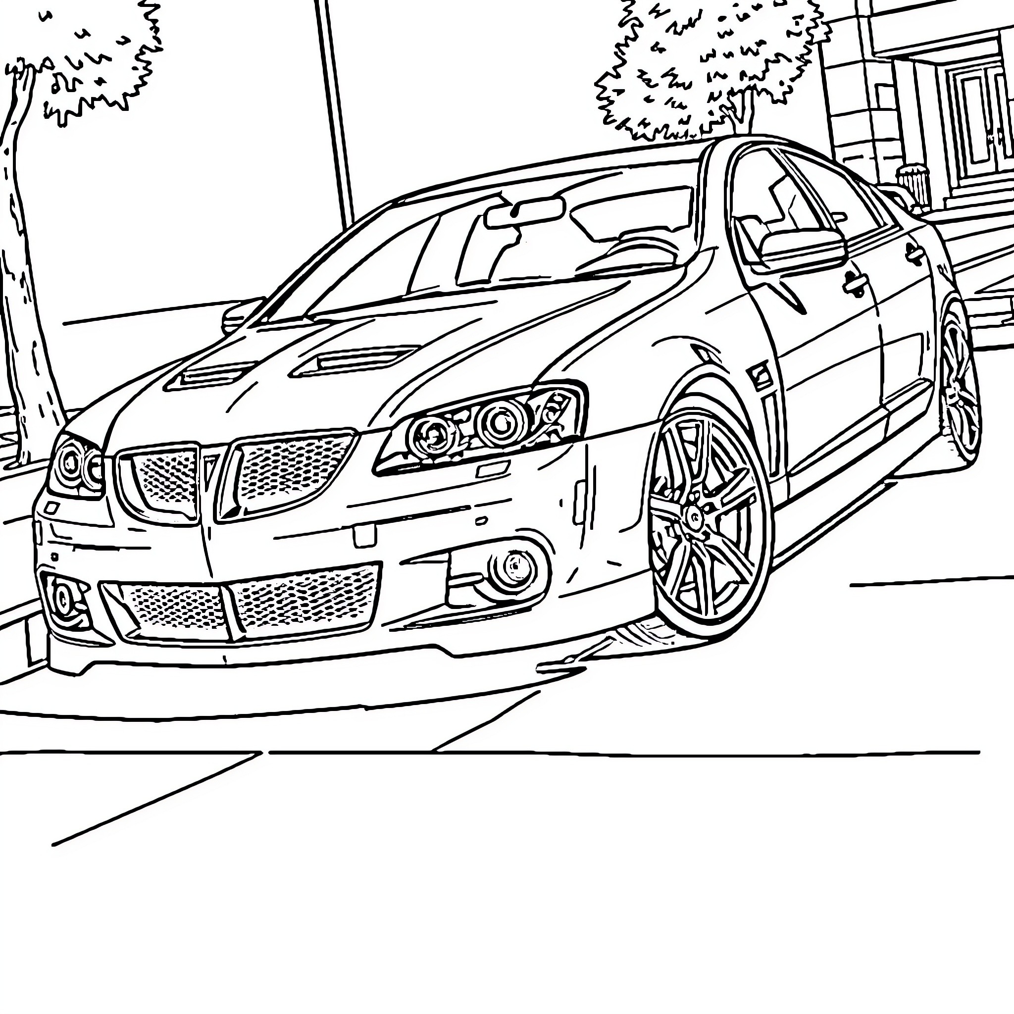 Best Pontiac Coloring Pages (Free Printable PDF)