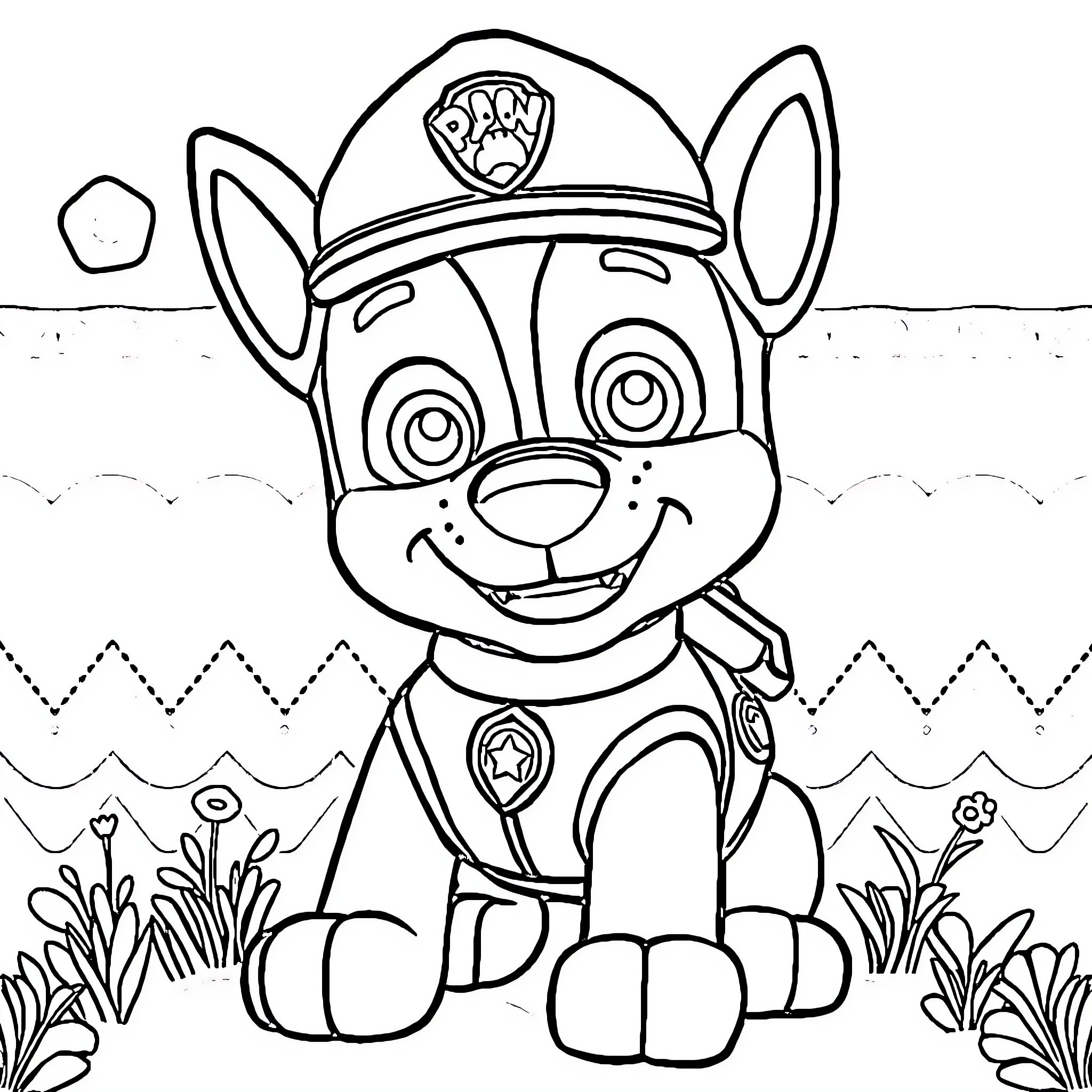 Best Chase Coloring Pages (Free Printable PDF)