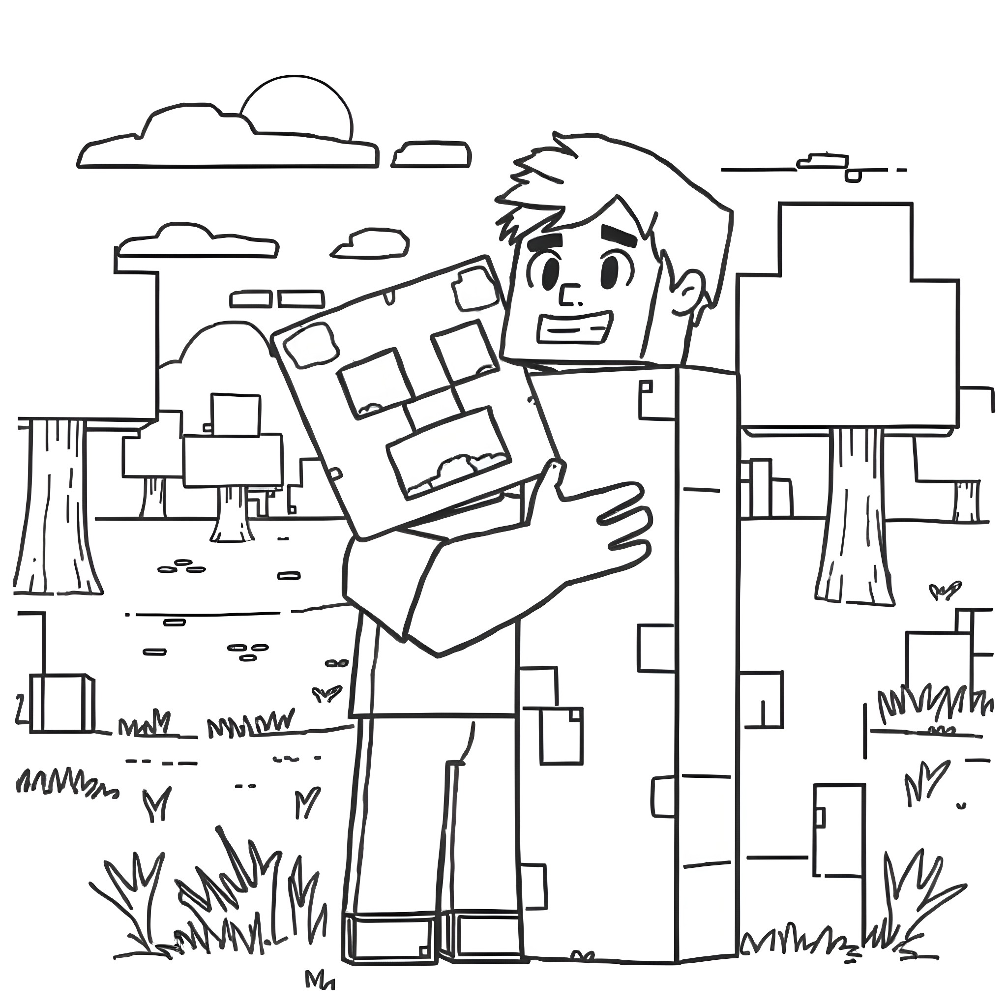 191 Best Creeper Coloring Pages (Free Printable PDFs)