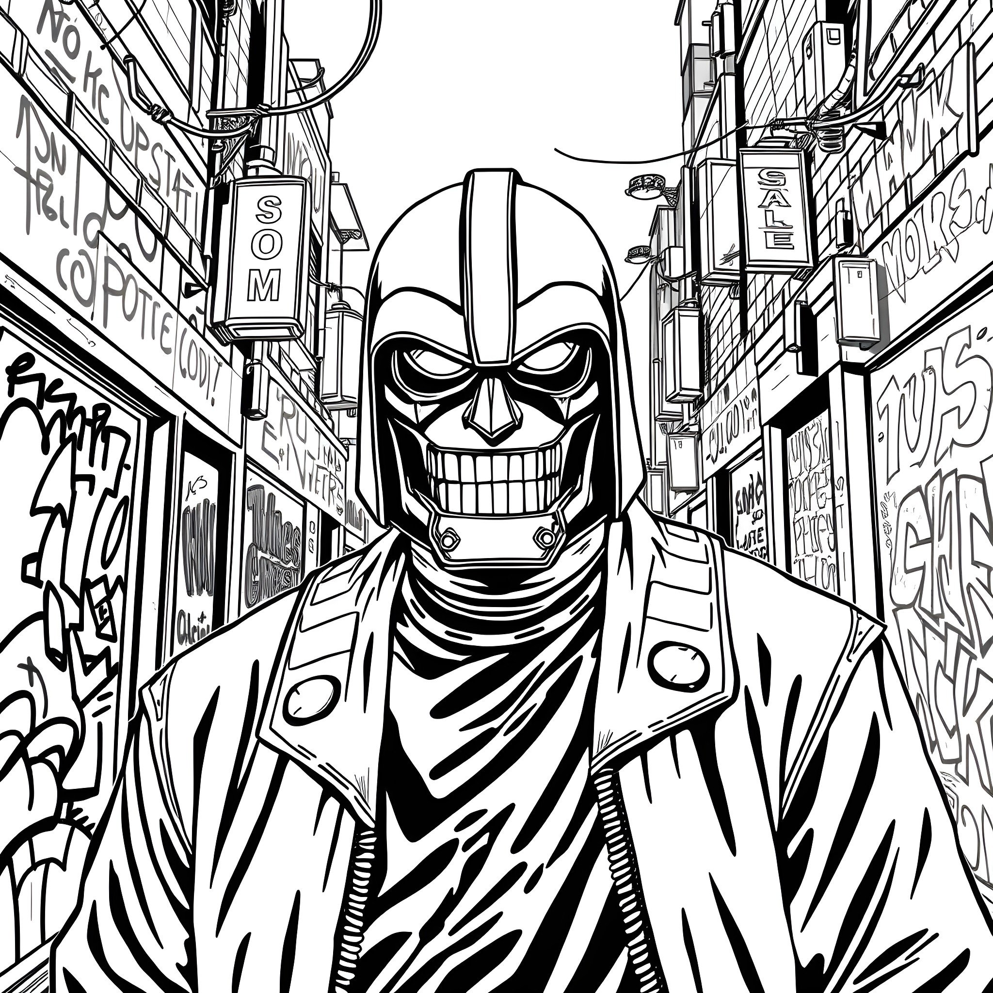 Best MF Doom Coloring Pages (Free Printable PDF)
