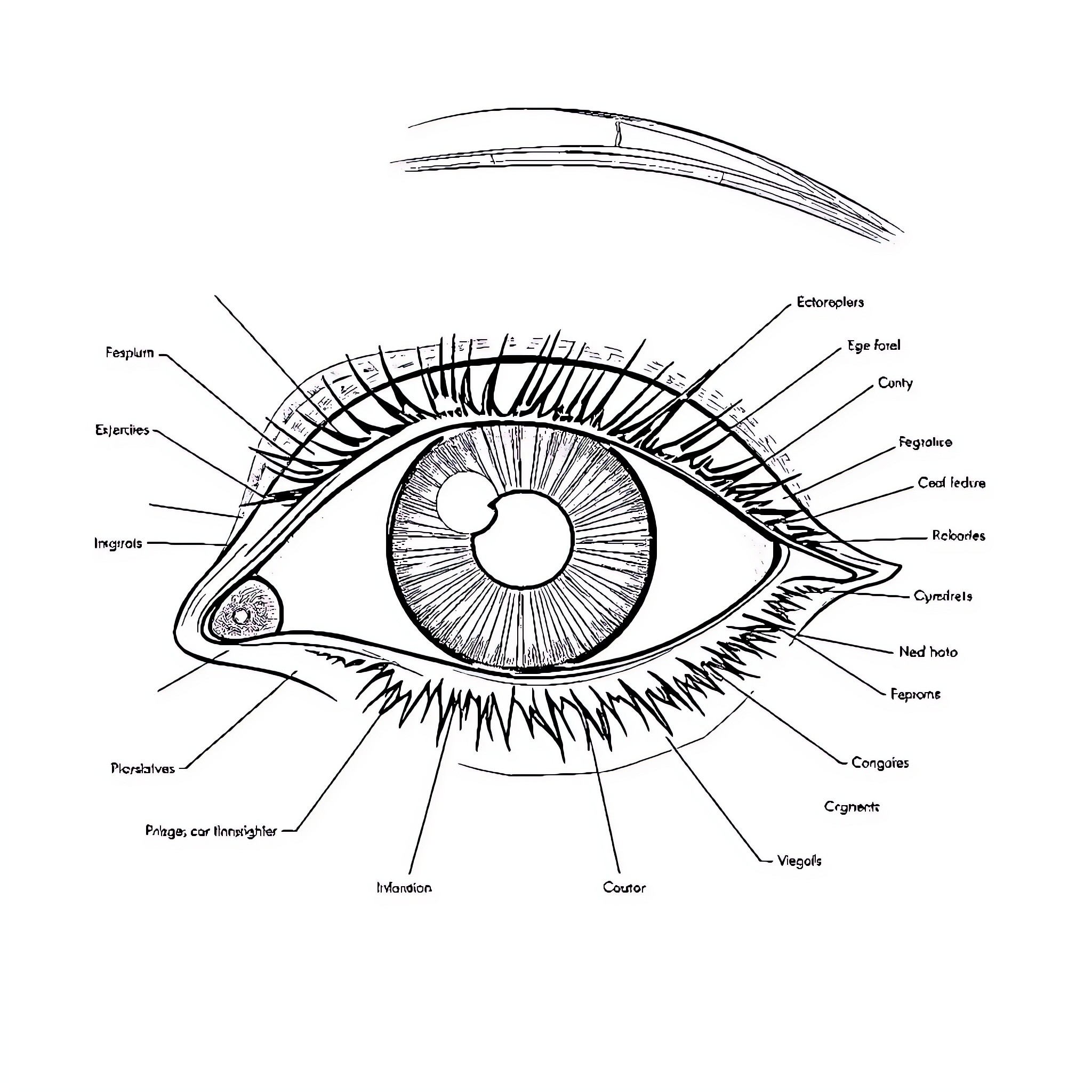 Best Eye Coloring Pages (Free Printable PDF)