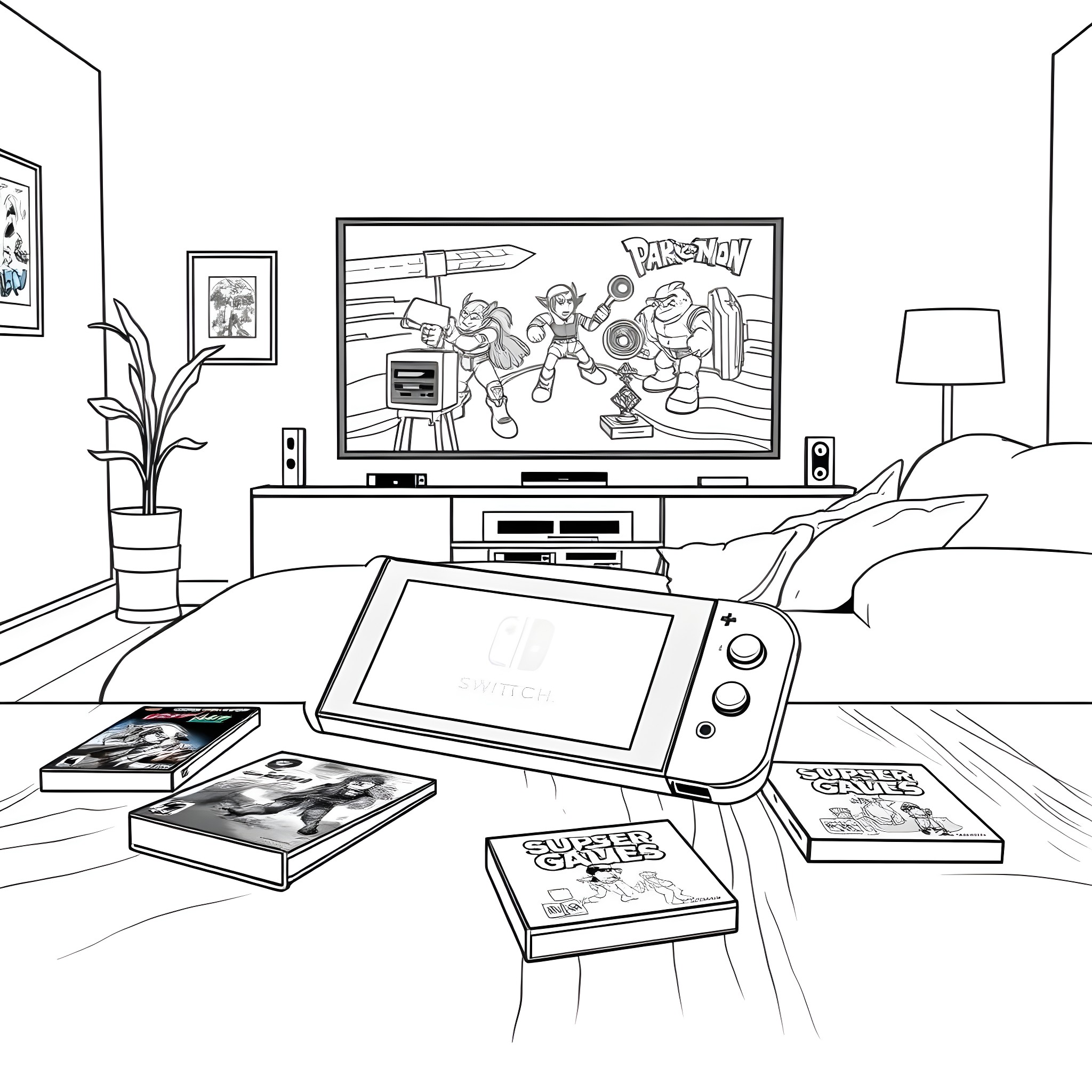 10 Best Nintendo Switch Coloring Pages (Free Printable PDFs)