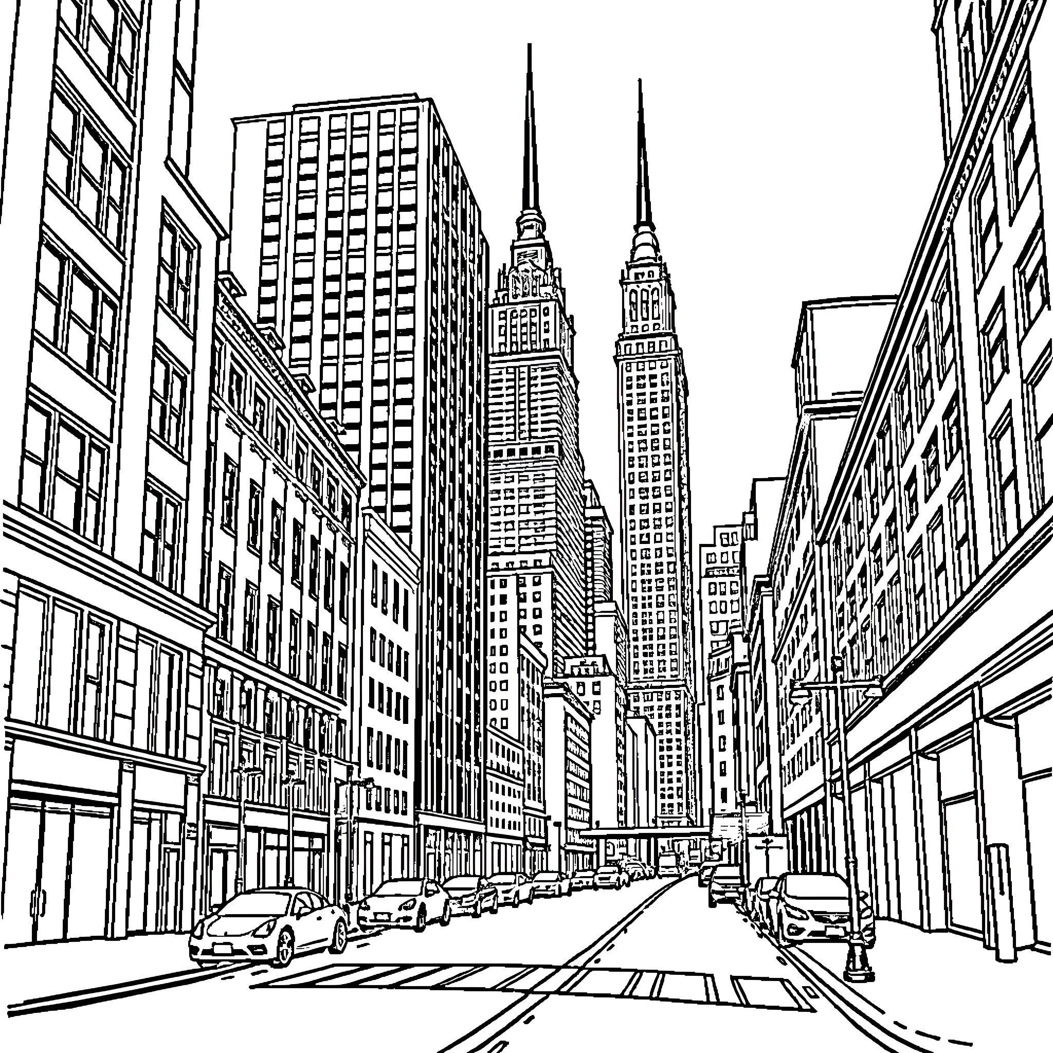 99 Best City Coloring Pages (Free Printable PDFs)
