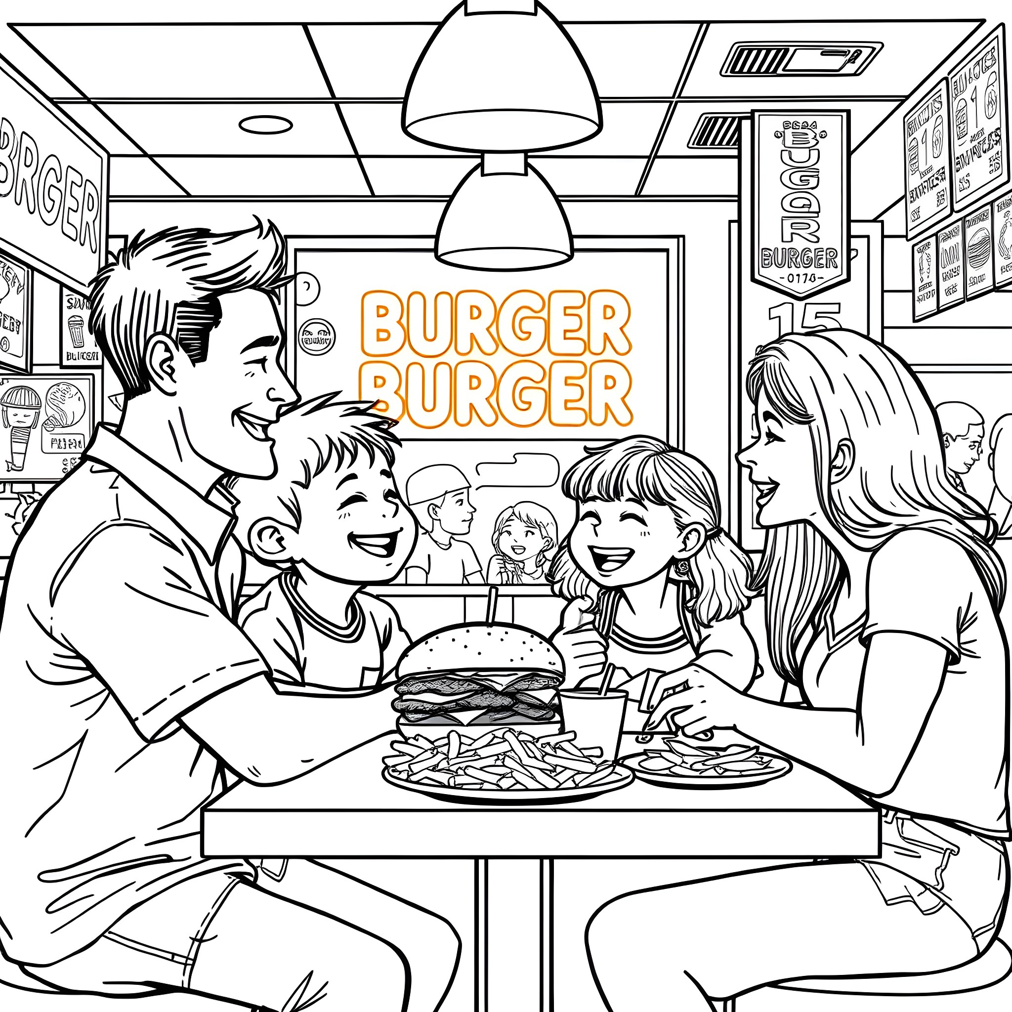 Best Family Coloring Pages (Free Printable PDF)