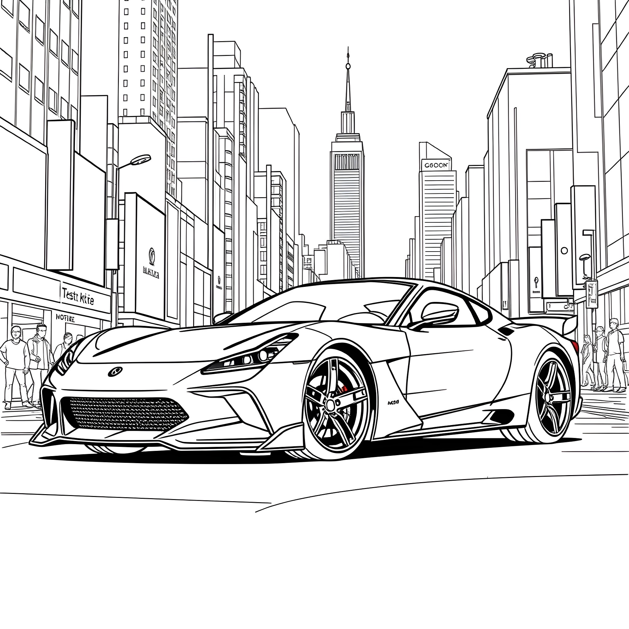Best Mazda Rx7 Coloring Pages (Free Printable PDF)