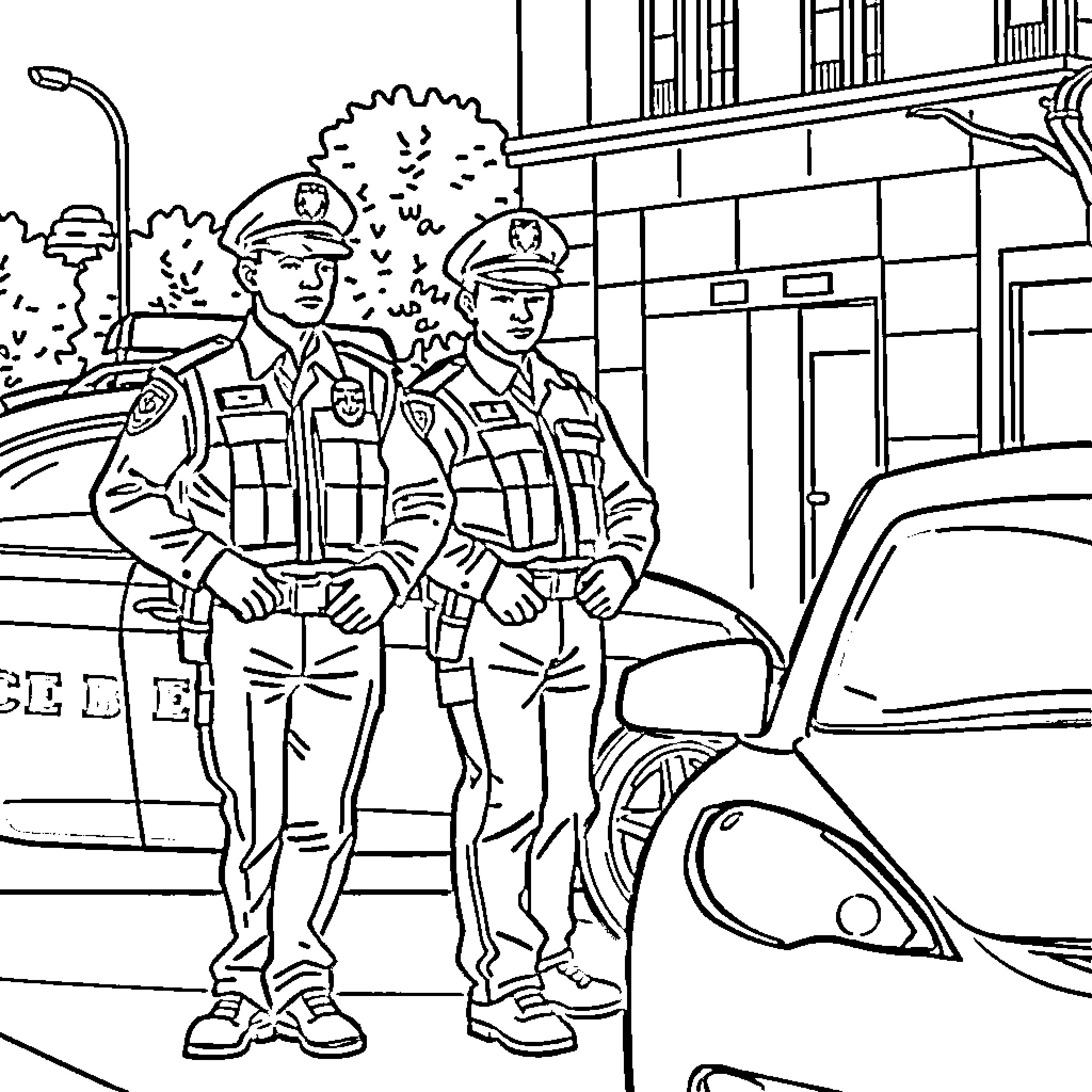 Best Police Coloring Pages (Free Printable PDF)