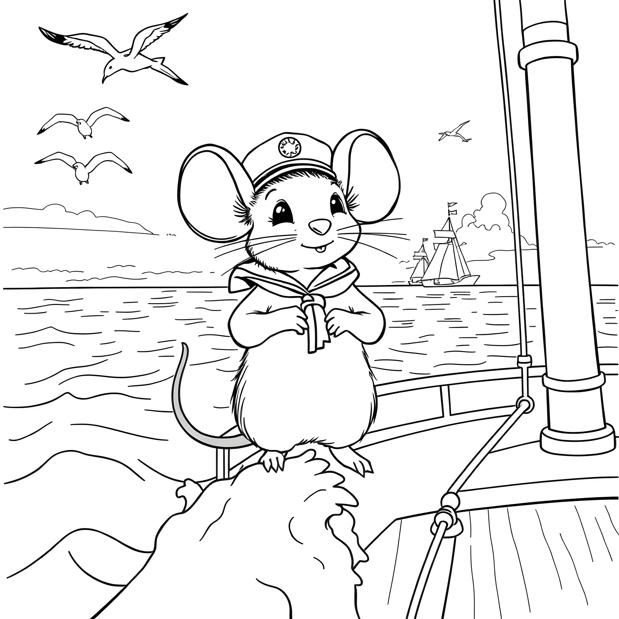 98 Best Mouse Coloring Pages (Free Printable PDFs)