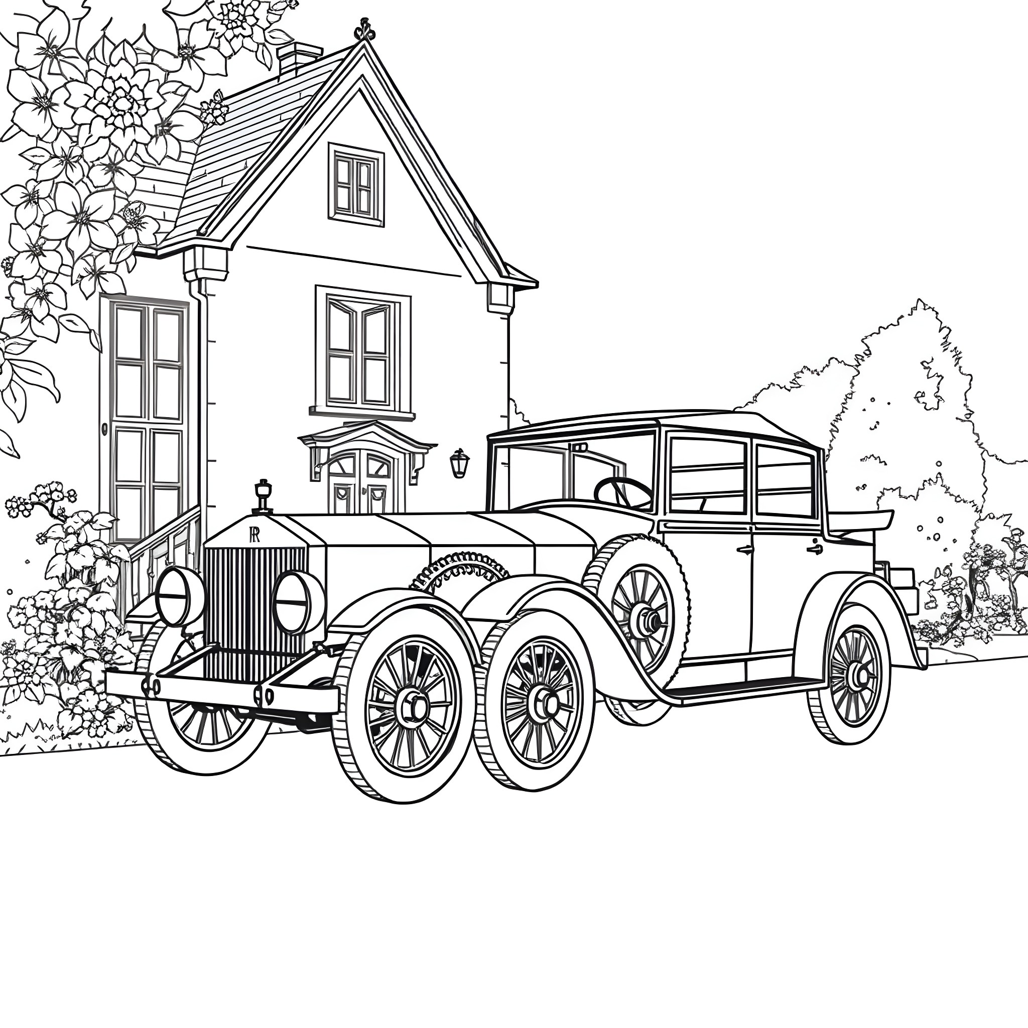 Best Rolls Royce Coloring Pages (Free Printable PDF)
