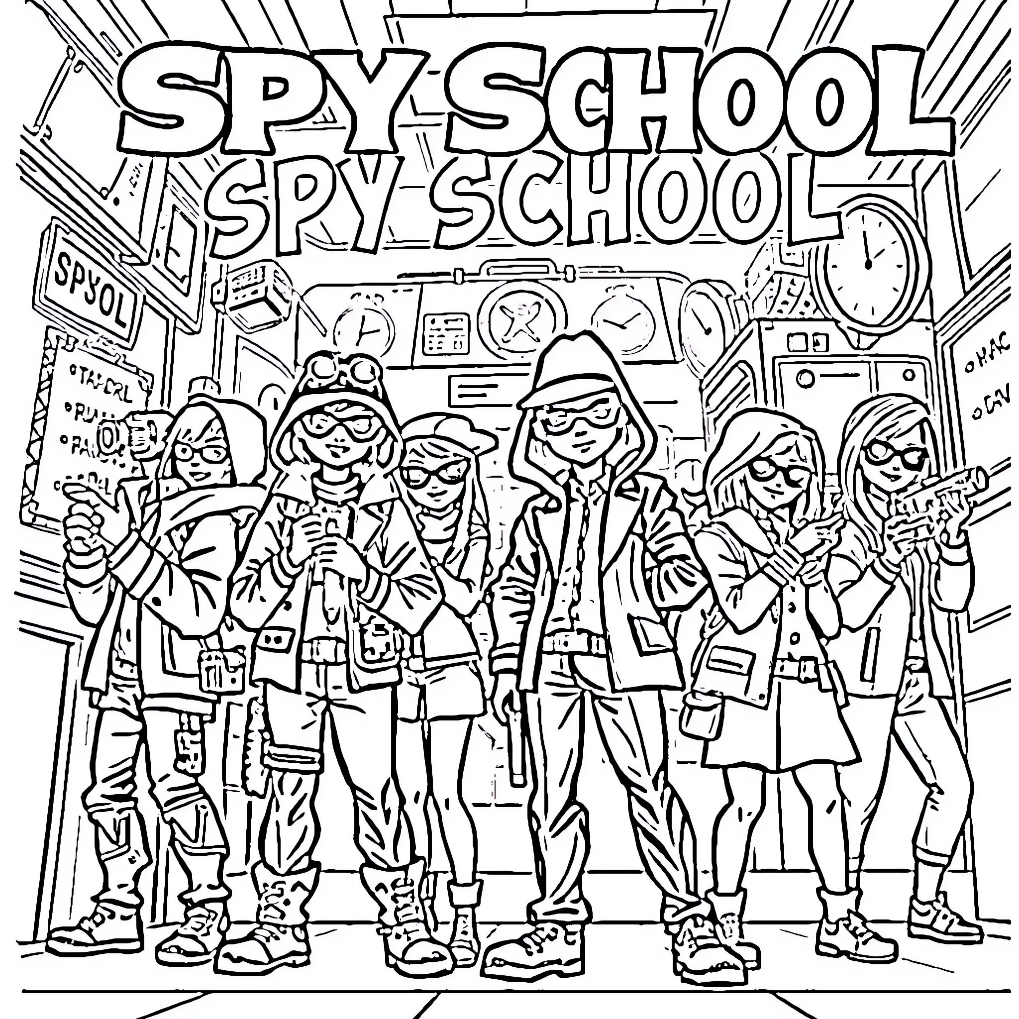Best Spy Coloring Pages (Free Printable PDF)
