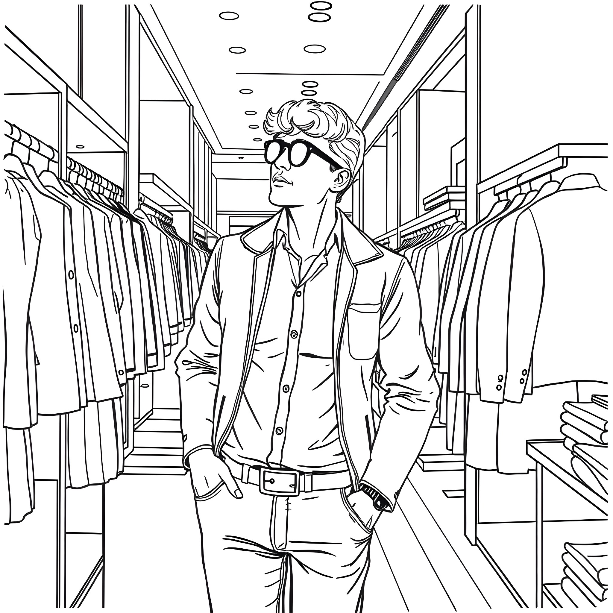 211 Best Man Coloring Pages (Free Printable PDFs)