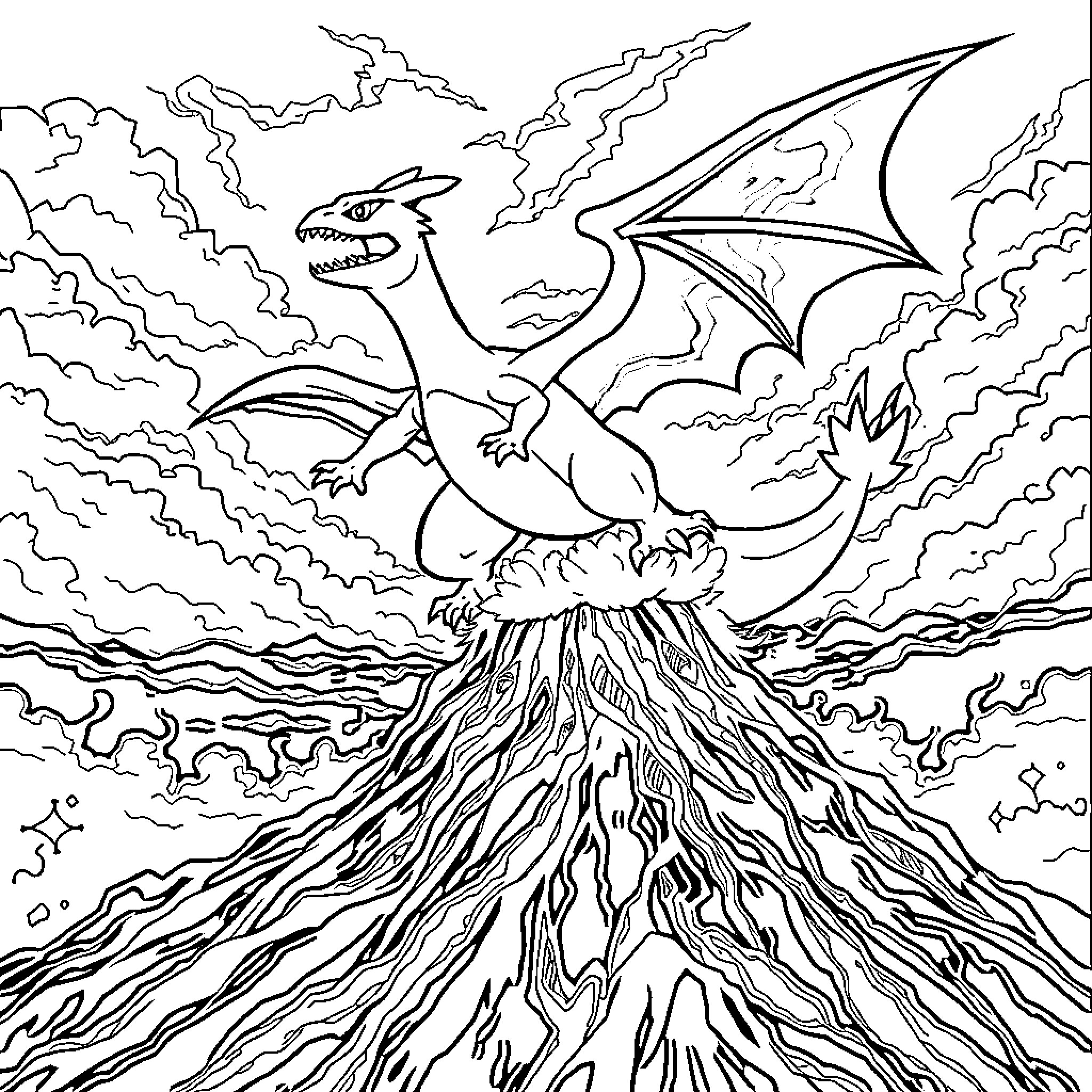 Best Charizard Coloring Pages (Free Printable PDF)