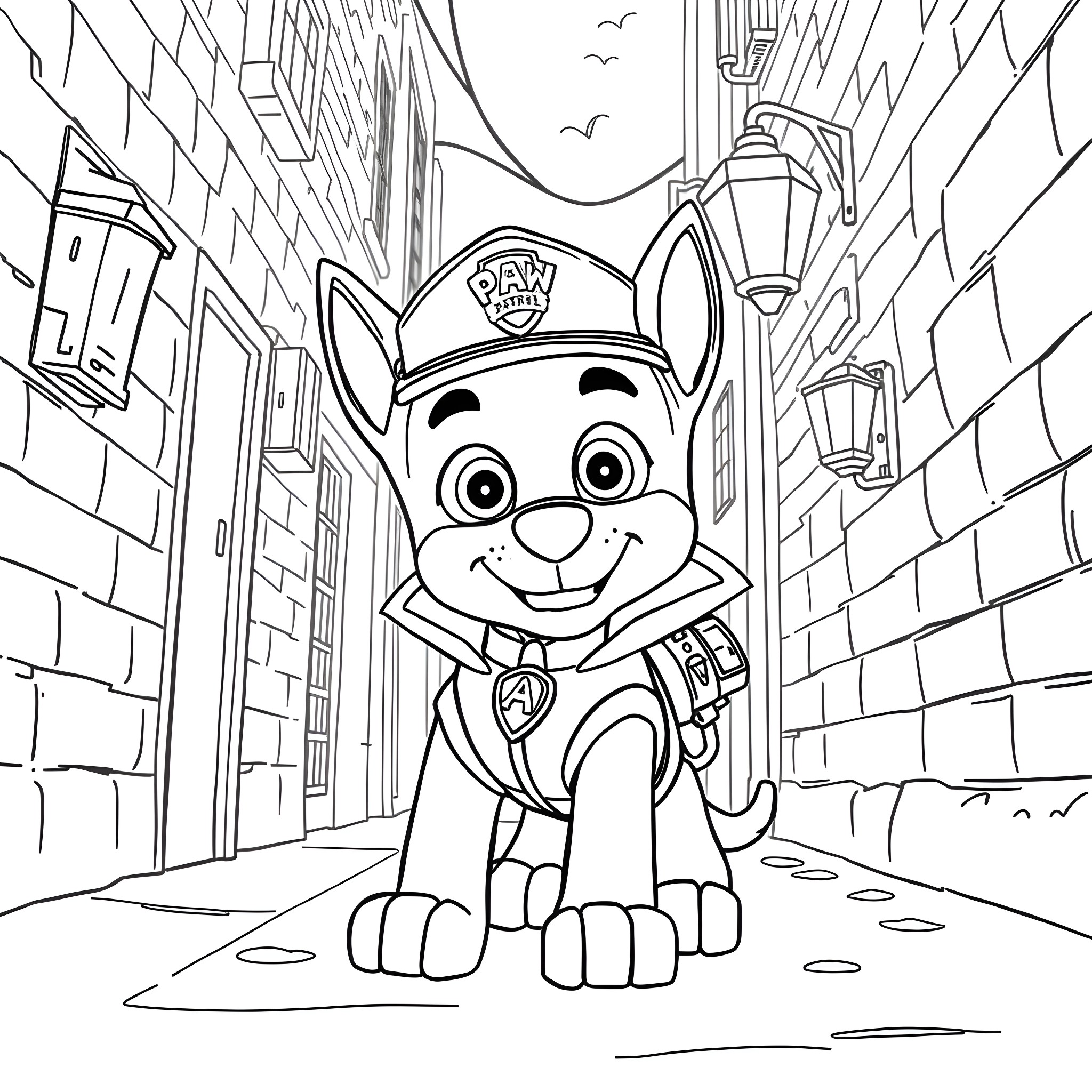 115 Best Chase Coloring Pages (Free Printable PDFs)