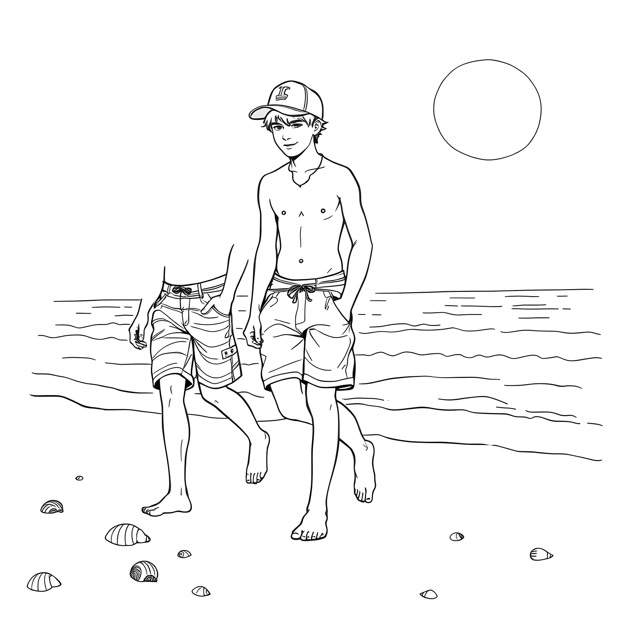 Best Teen Guy Coloring Pages (Free Printable PDF)