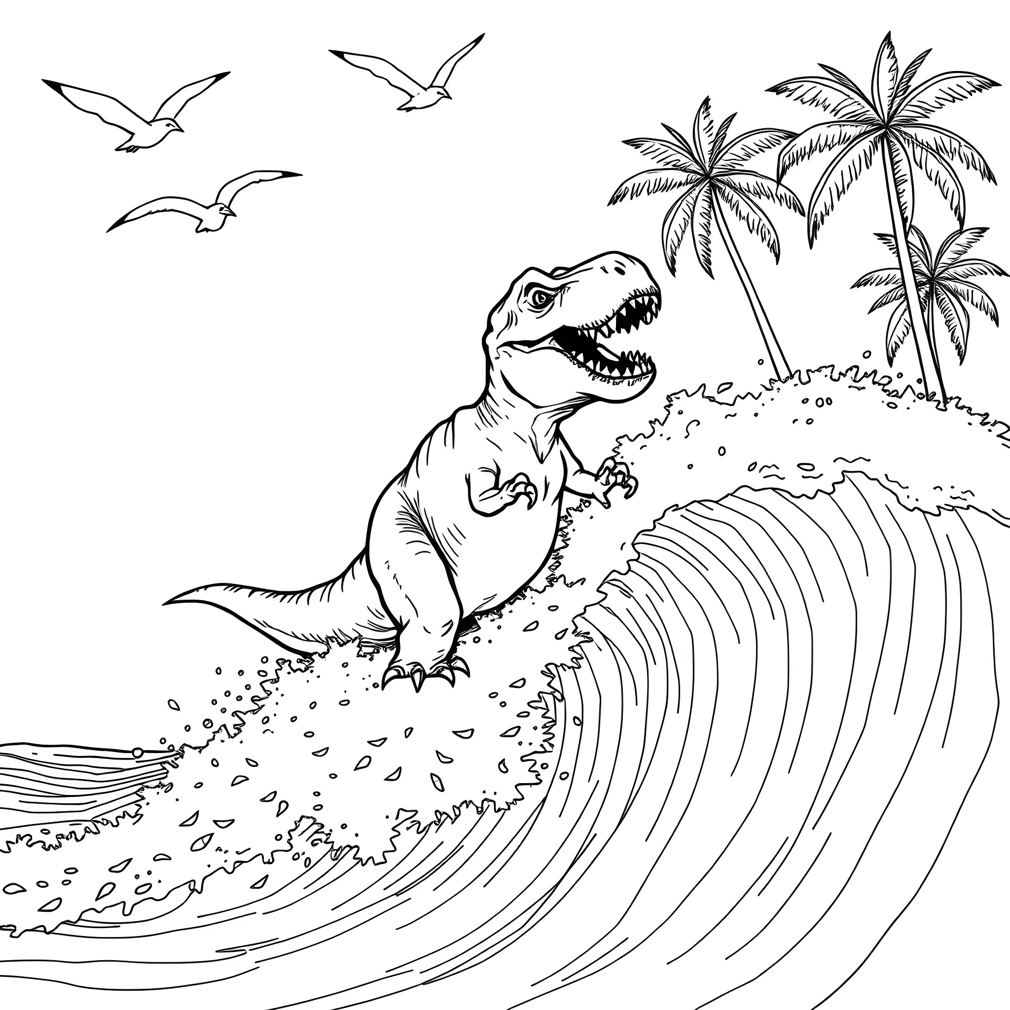 Best Trex Coloring Pages (Free Printable PDF)