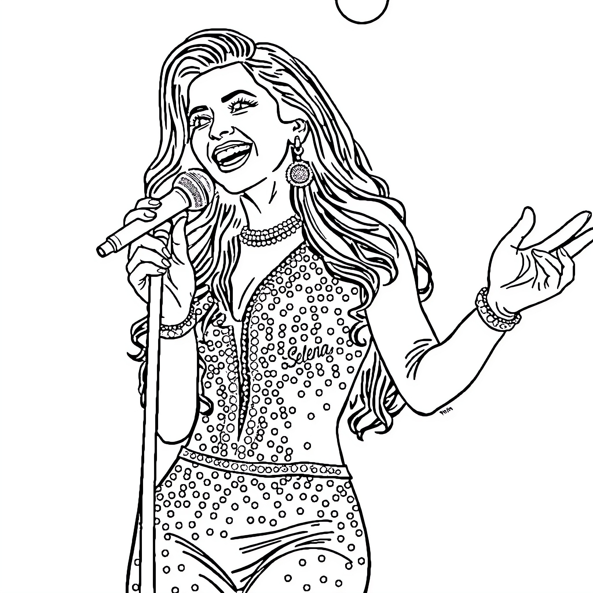 Best Selena Coloring Pages (Free Printable PDF)