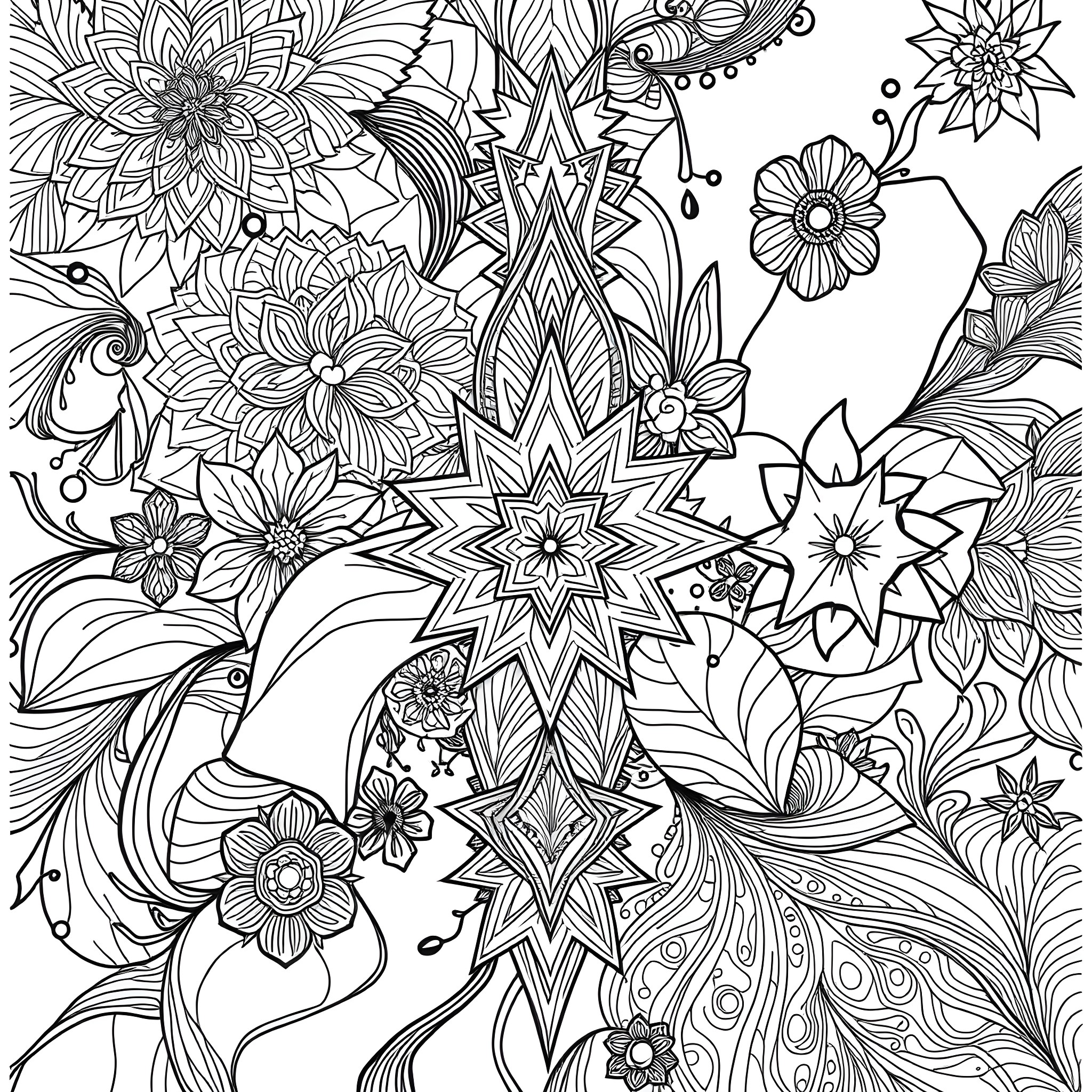 Best Abstract Design Coloring Pages (Free Printable PDF)